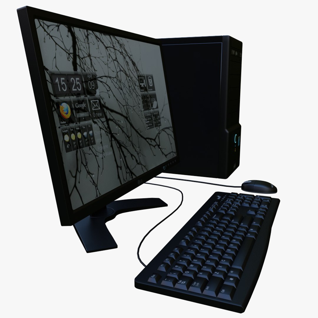 Desktop Computer 3d Max
