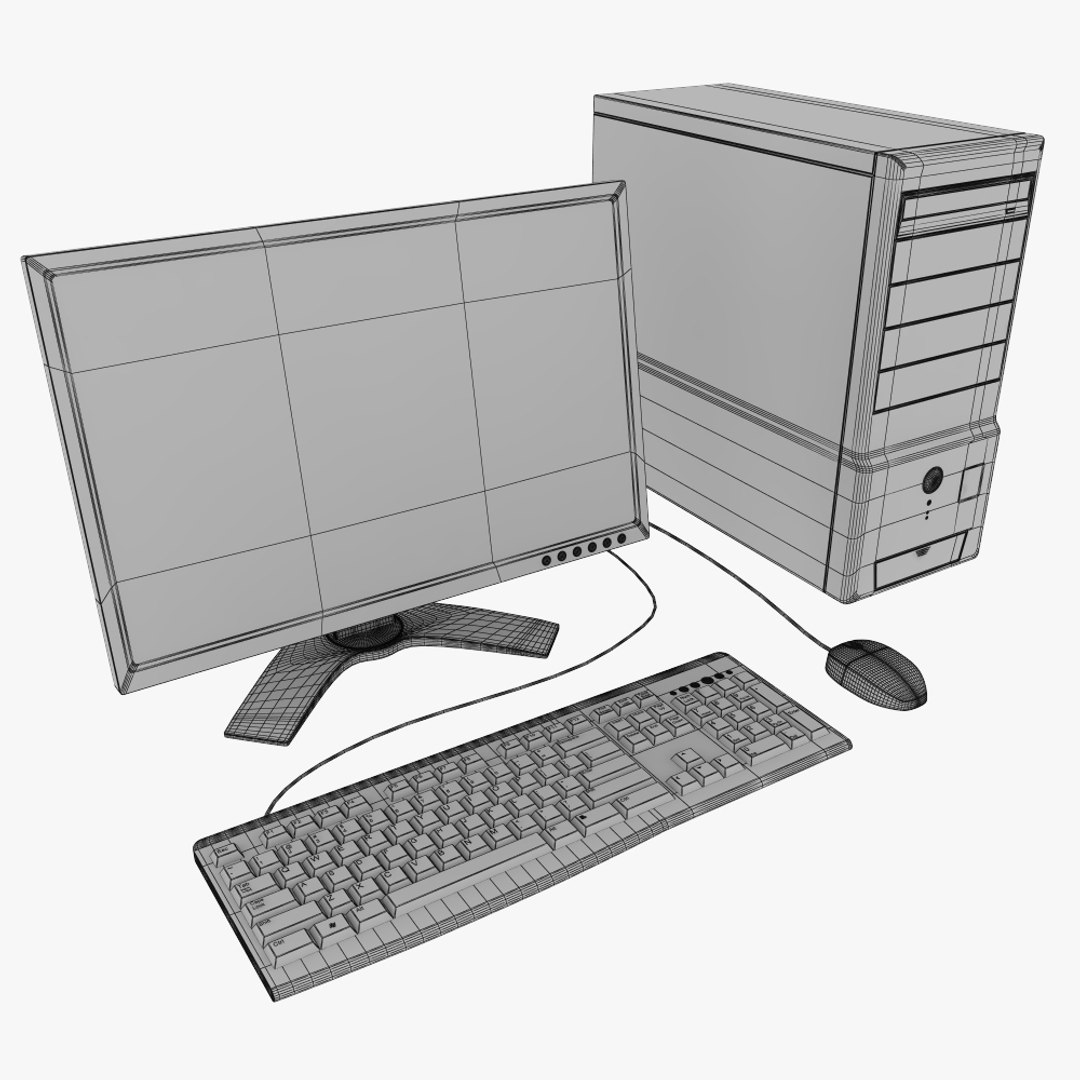 Desktop Computer 3d Max