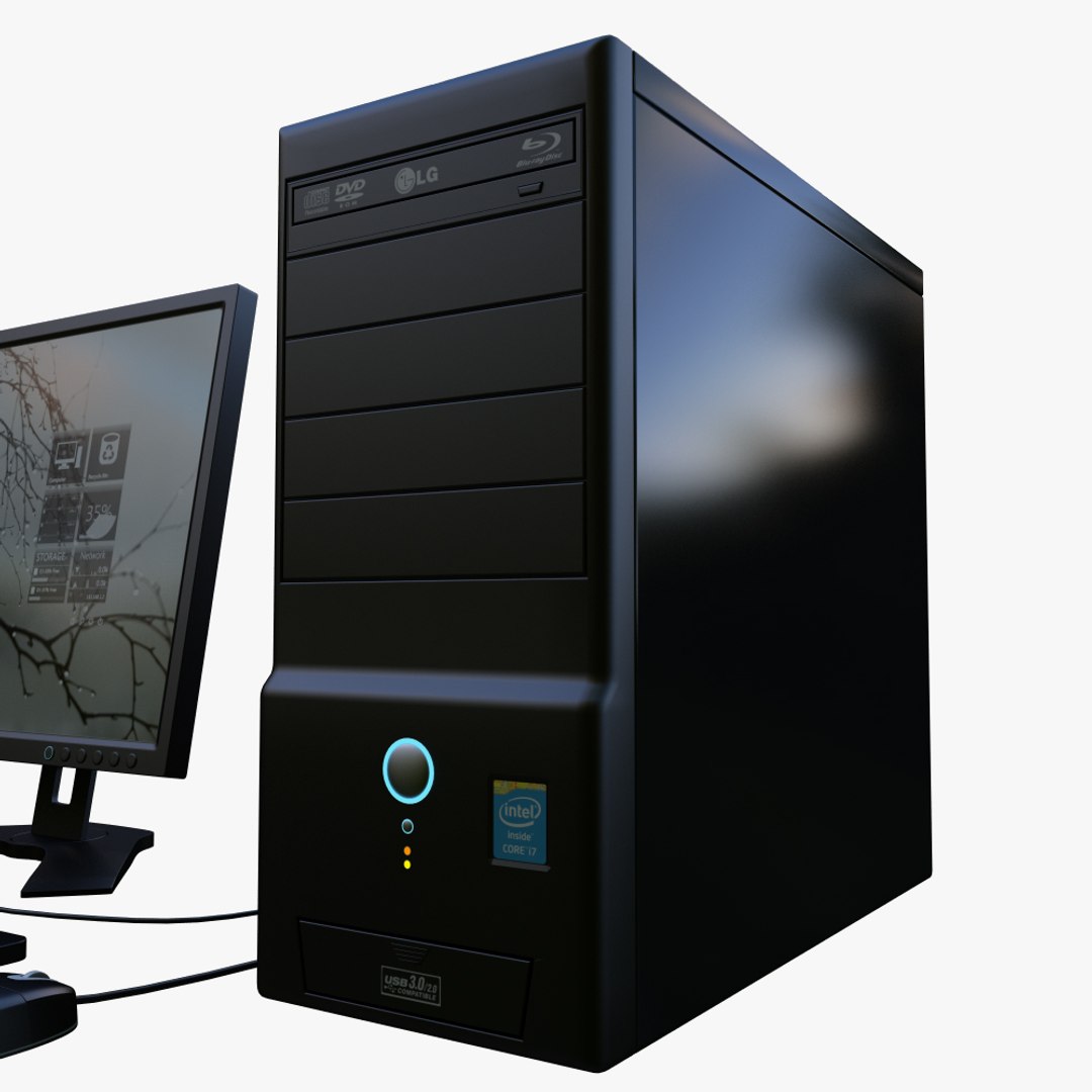 Desktop Computer 3d Max