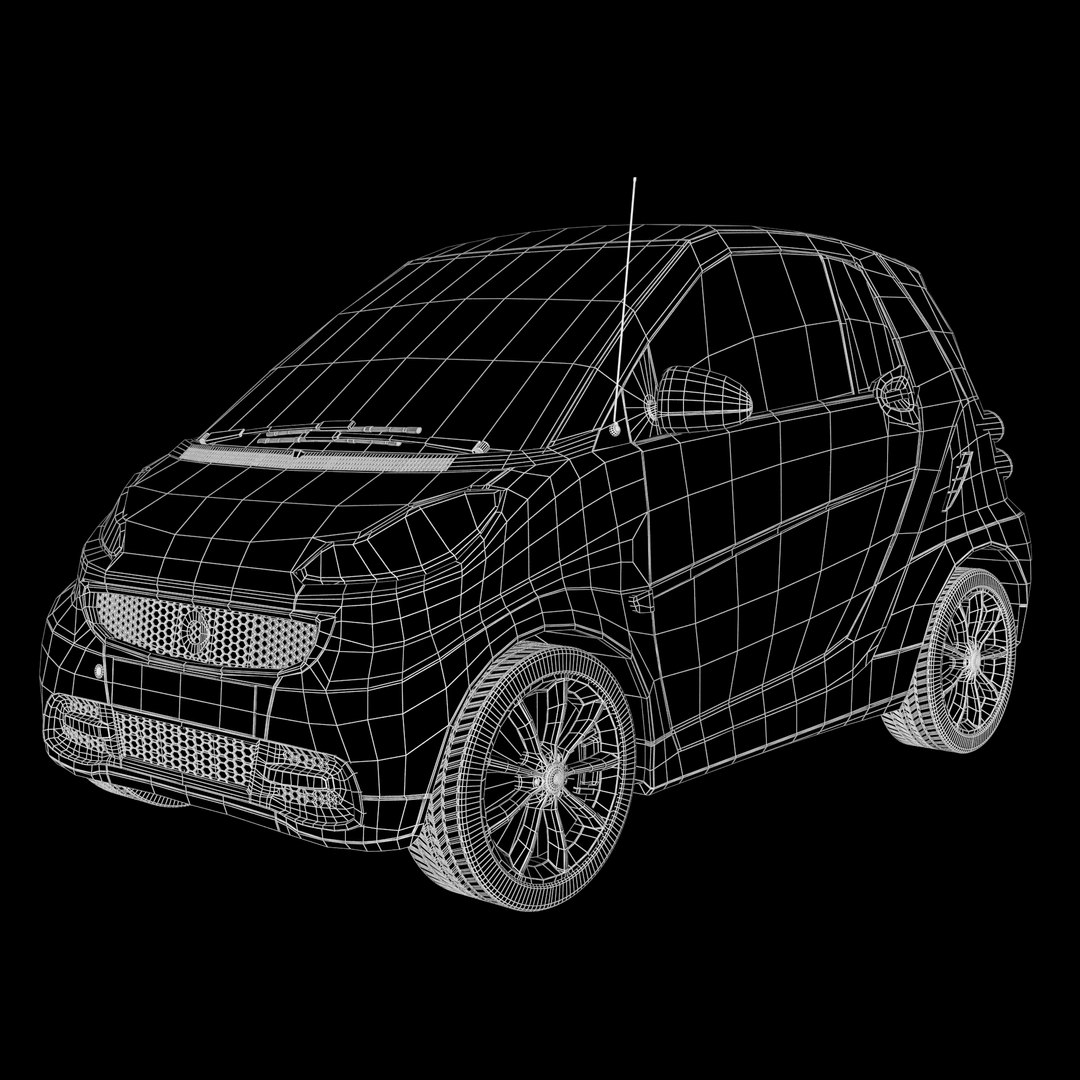 Smart Fortwo 3D Model - TurboSquid 1192828