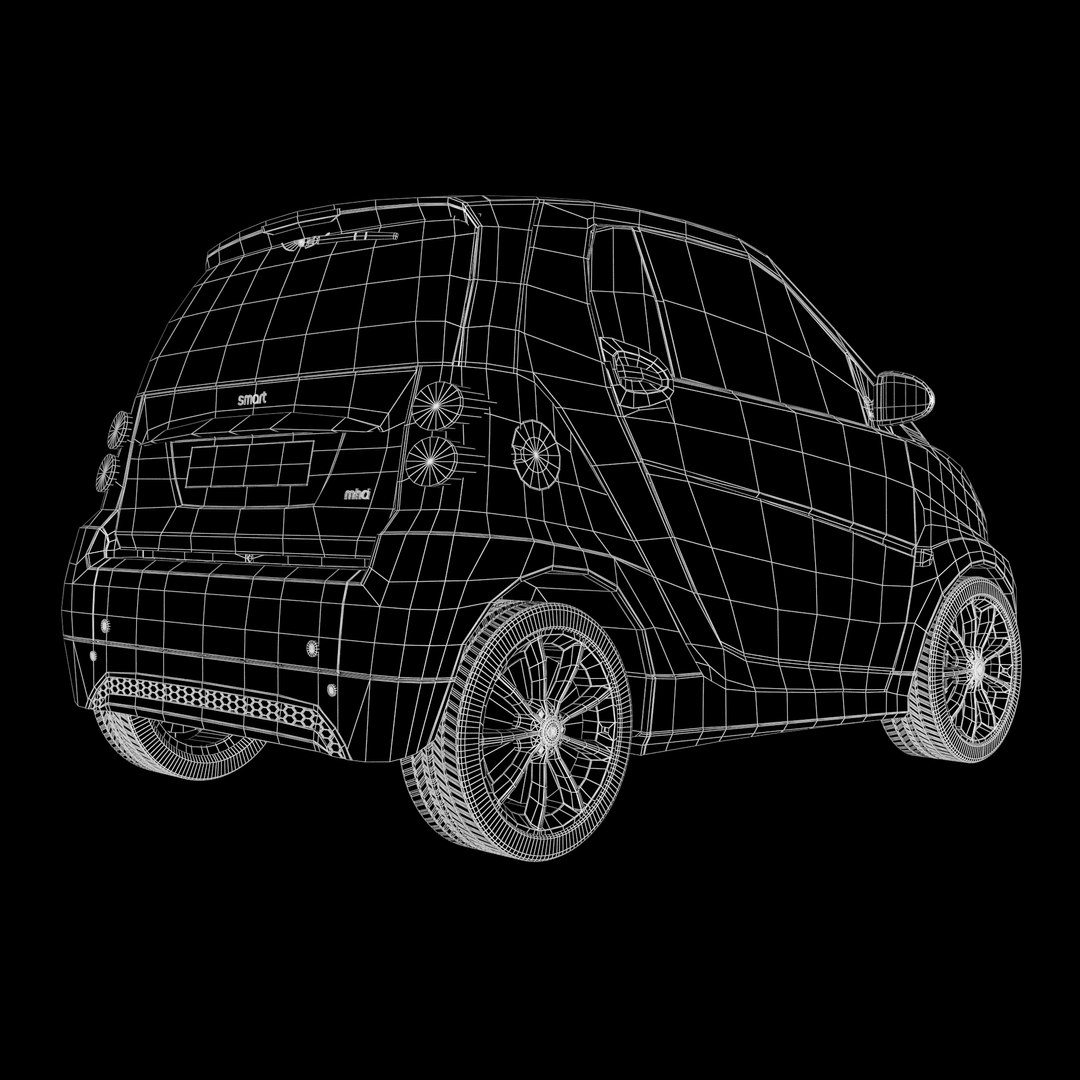 Smart Fortwo 3D Model - TurboSquid 1192828