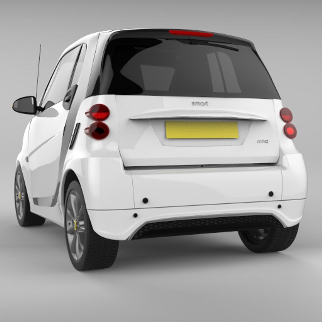 Smart Fortwo 3D Model - TurboSquid 1192828