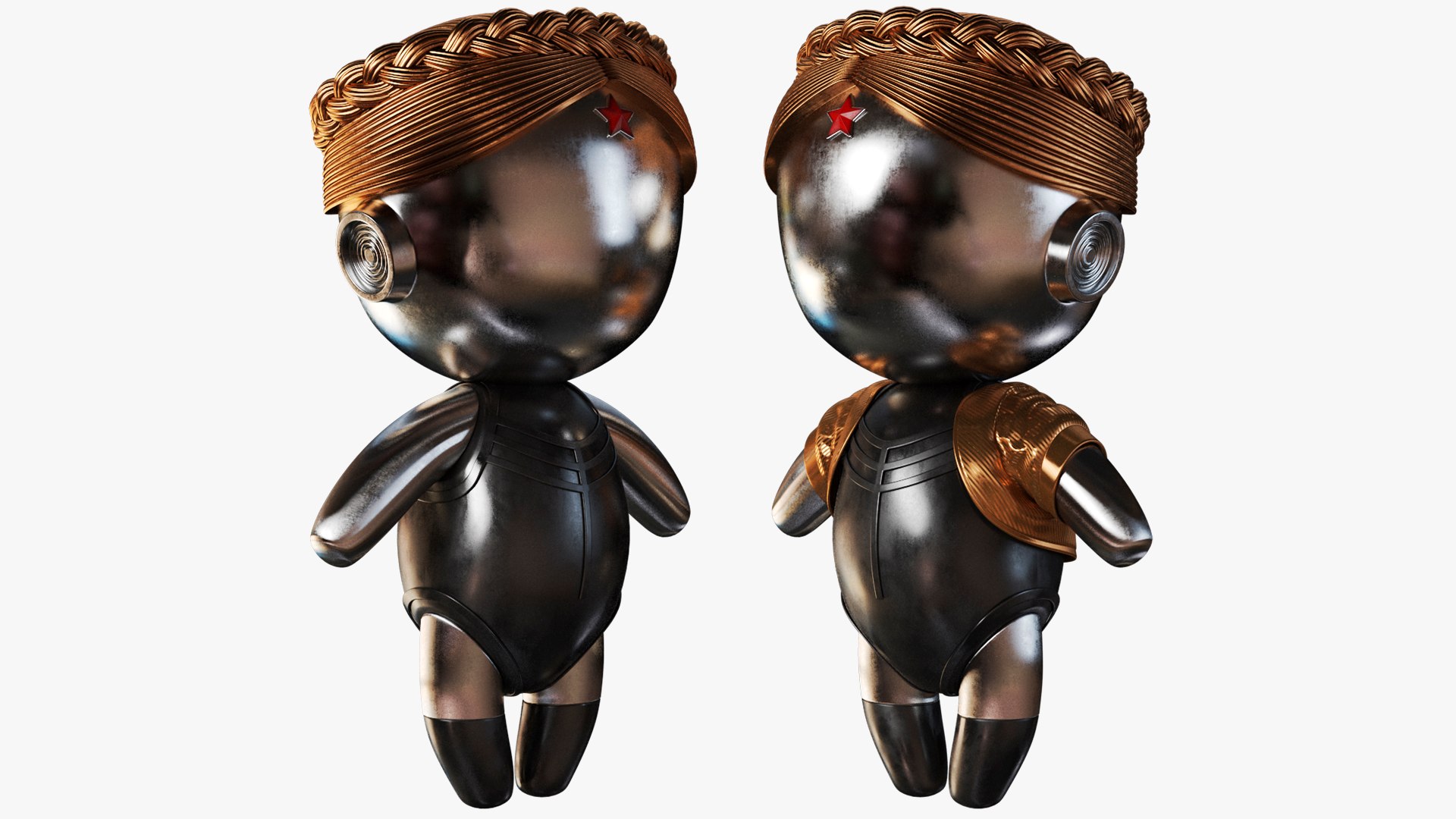 3D Atomic Heart Ballerina Figures - TurboSquid 2040535