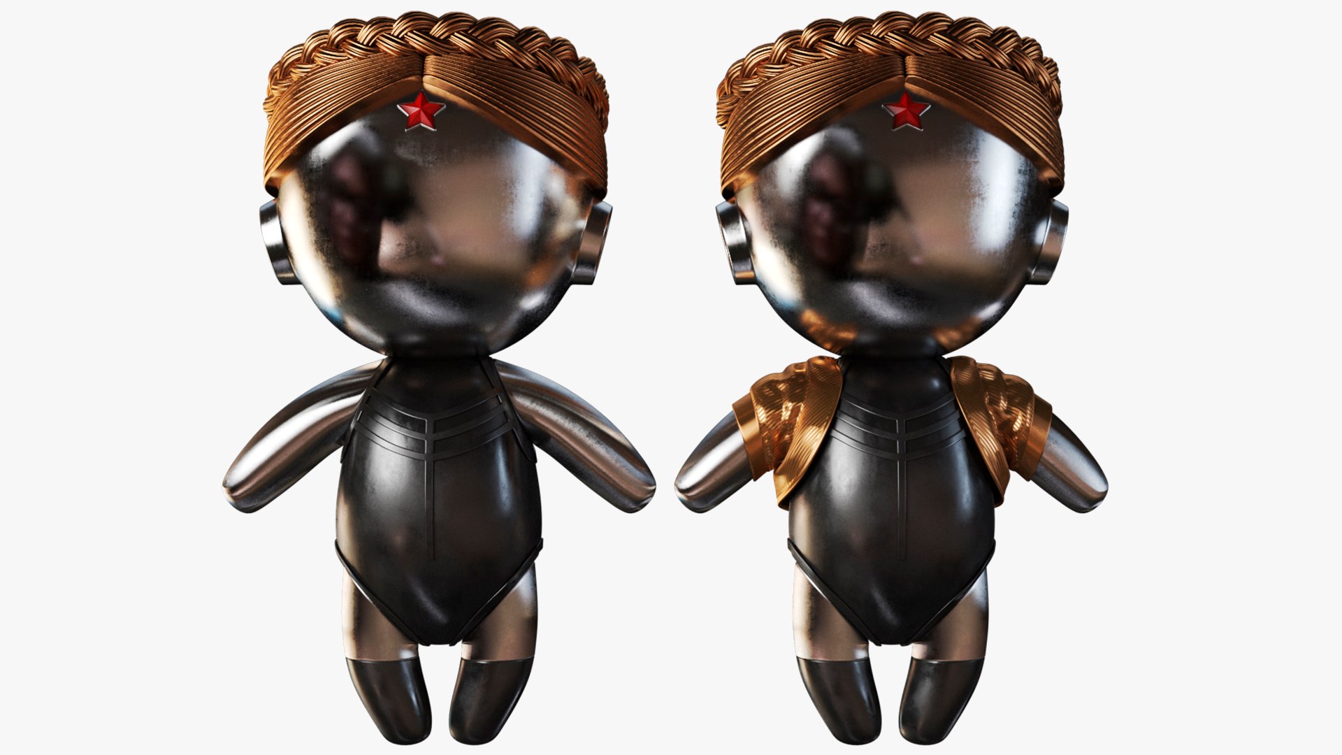 3D Atomic Heart Ballerina Figures - TurboSquid 2040535