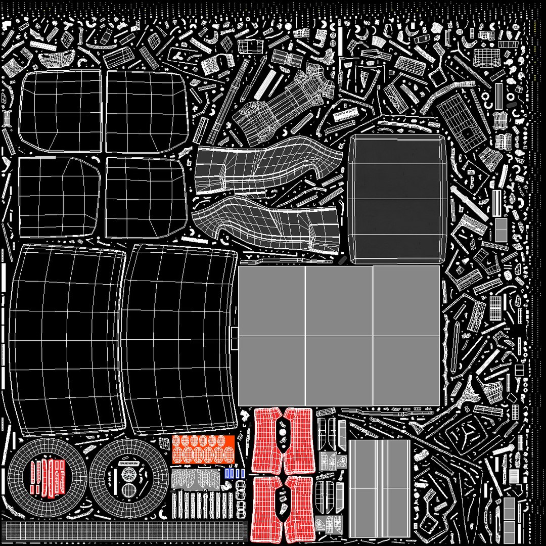 SWAT Van Bulletproof Mercedes Simple Interior 3D model - TurboSquid 2062024