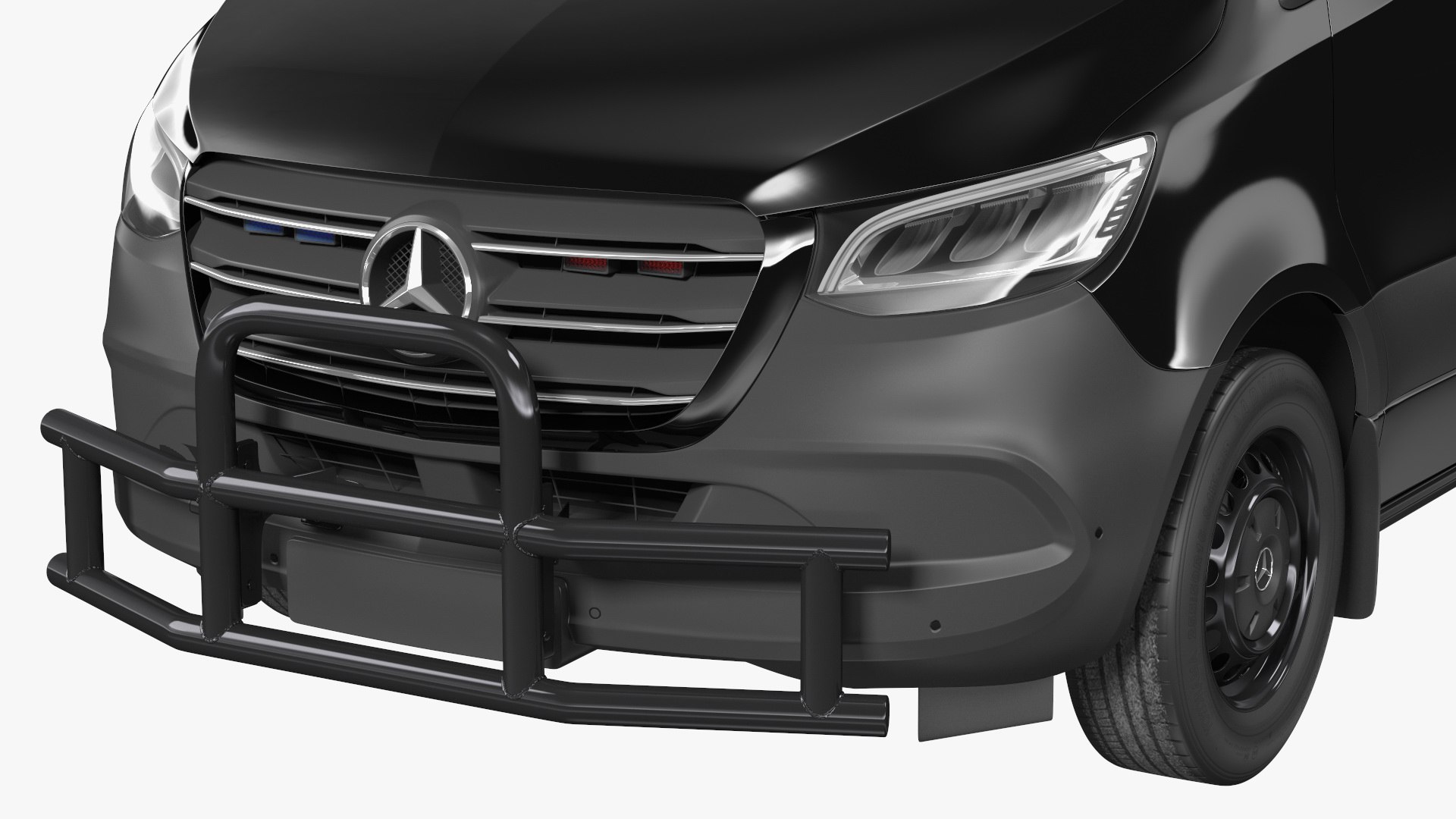 SWAT Van Bulletproof Mercedes Simple Interior 3D model - TurboSquid 2062024