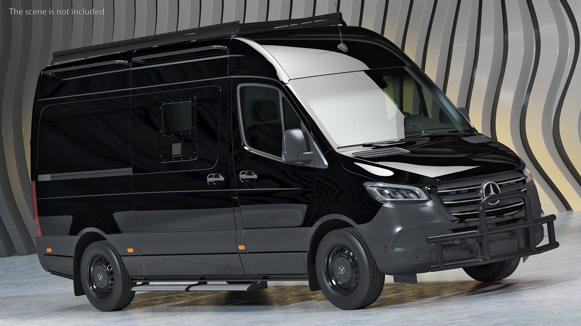 SWAT Van Bulletproof Mercedes Simple Interior 3D model - TurboSquid 2062024