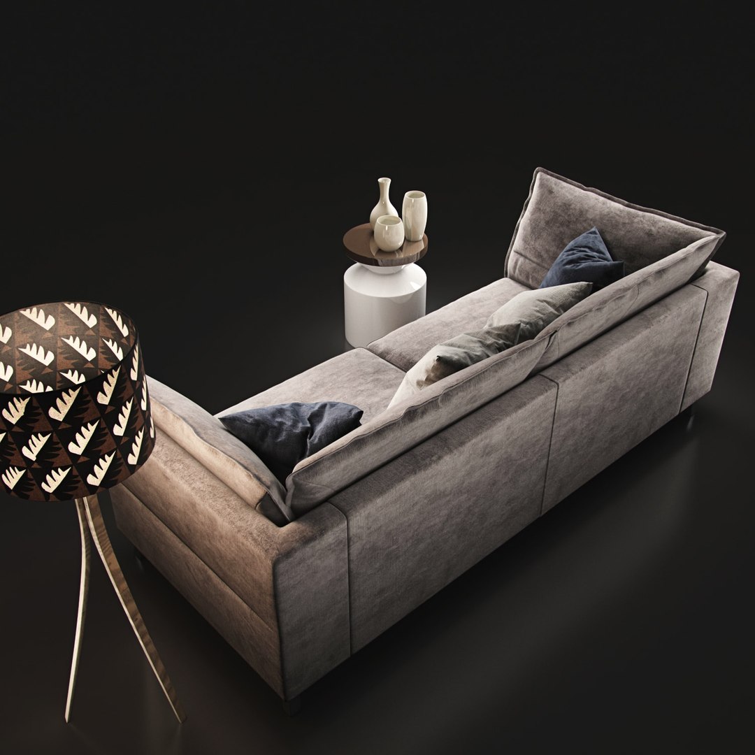 Sofa Natuzzi Aplomb Model - TurboSquid 1188041