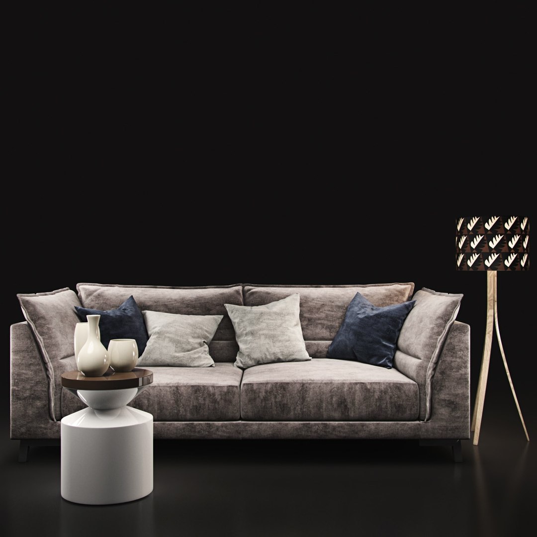 Sofa Natuzzi Aplomb Model - TurboSquid 1188041
