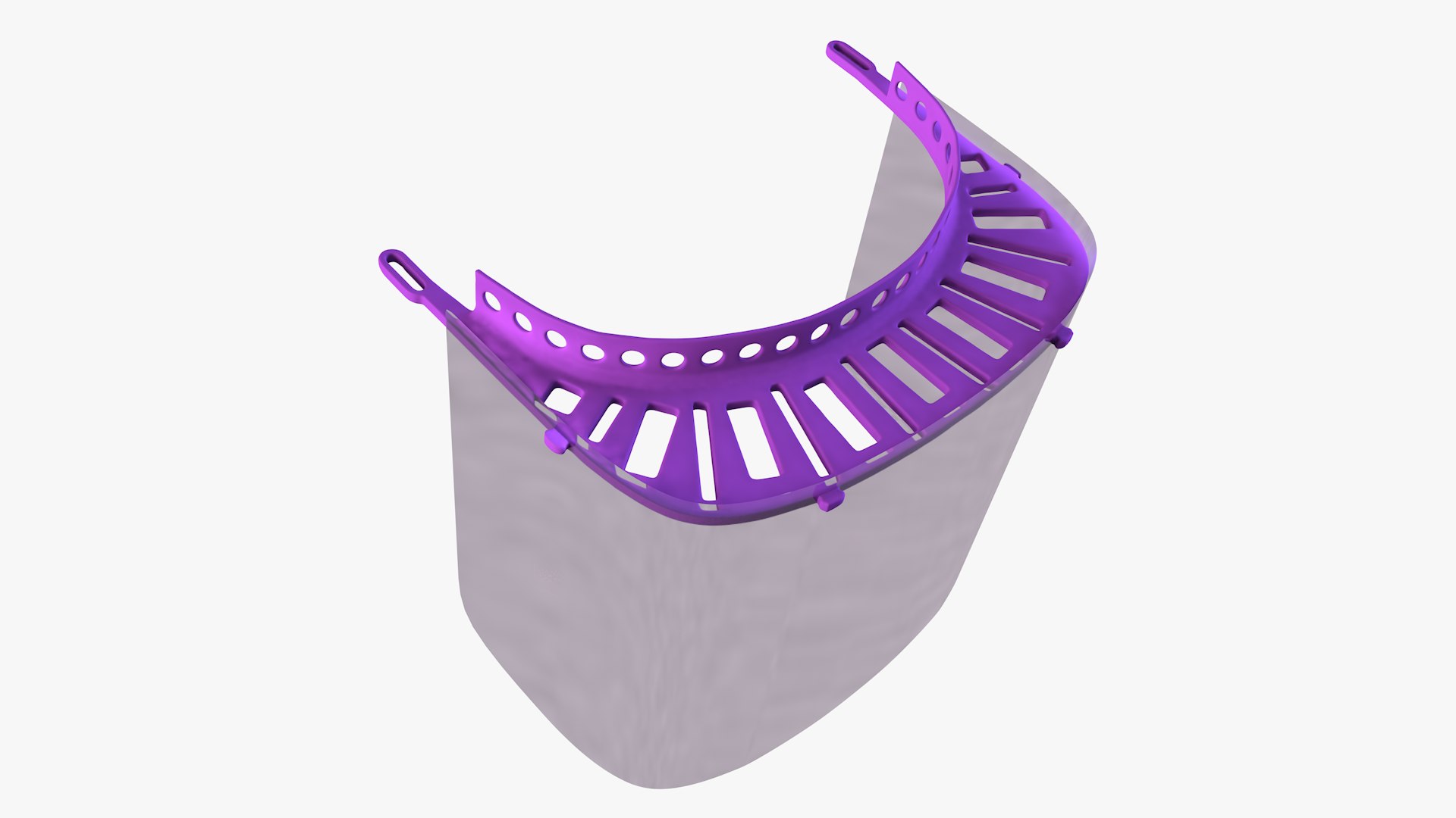 Face Shield 3D Model - TurboSquid 1957405