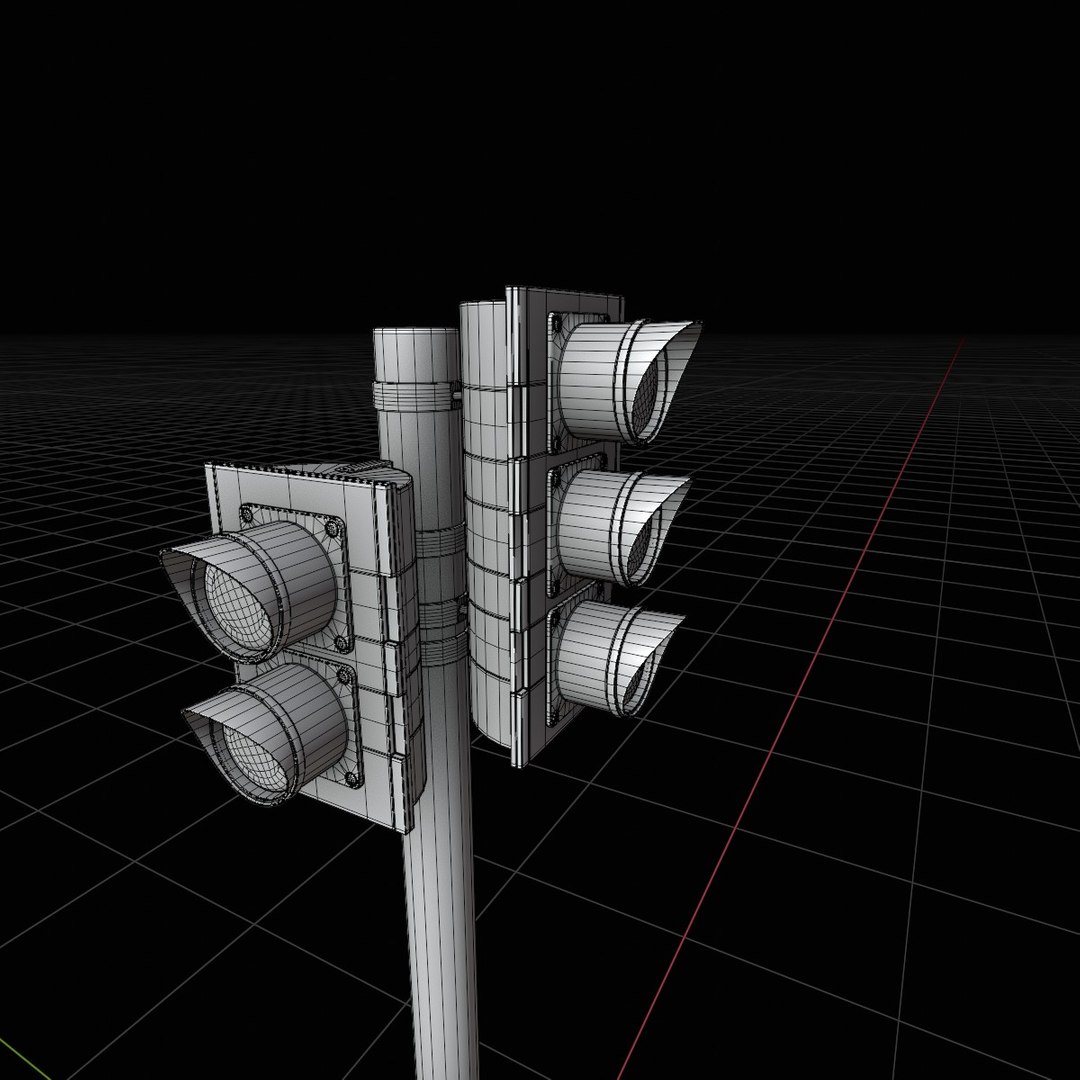 Traffic Lights 3D Model - TurboSquid 2159969