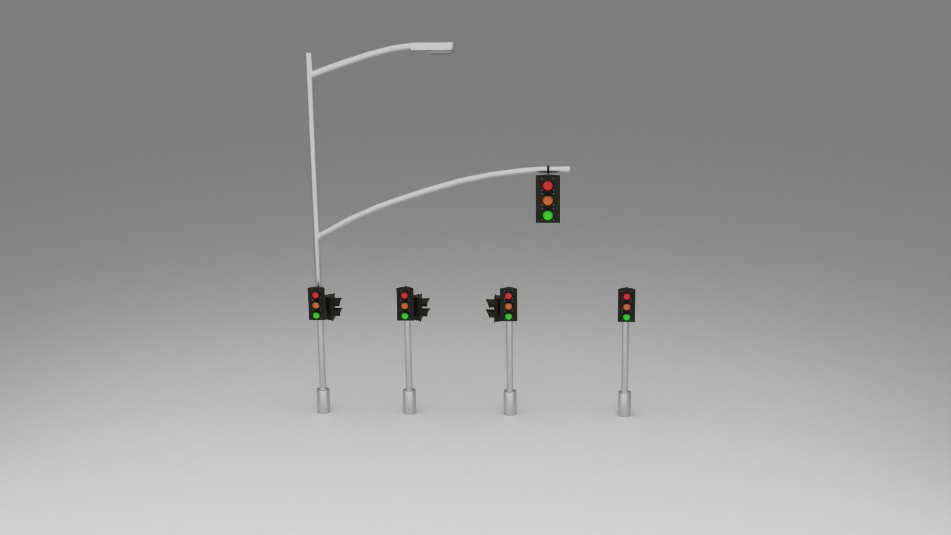 Traffic Lights 3D Model - TurboSquid 2159969