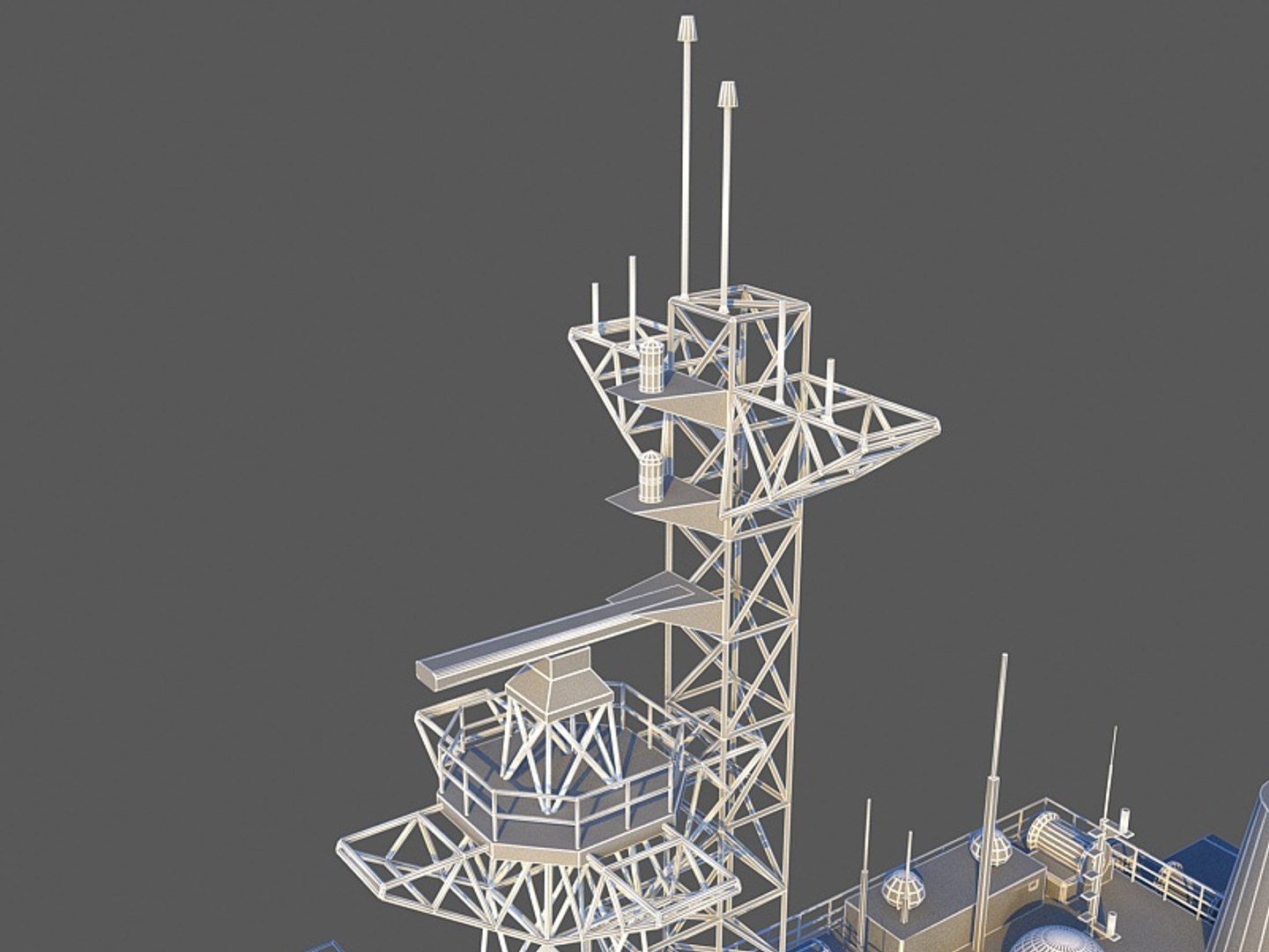 Scientific research ship 3 3D model - TurboSquid 1594754