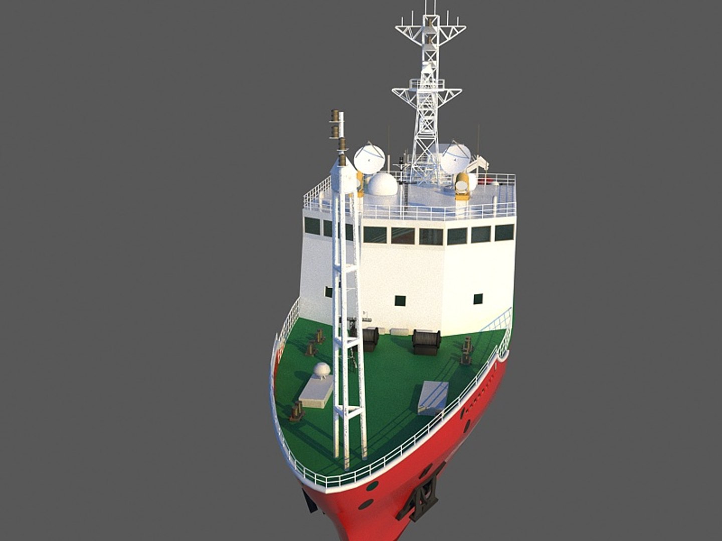 Scientific Research Ship 3 3D Model - TurboSquid 1594754