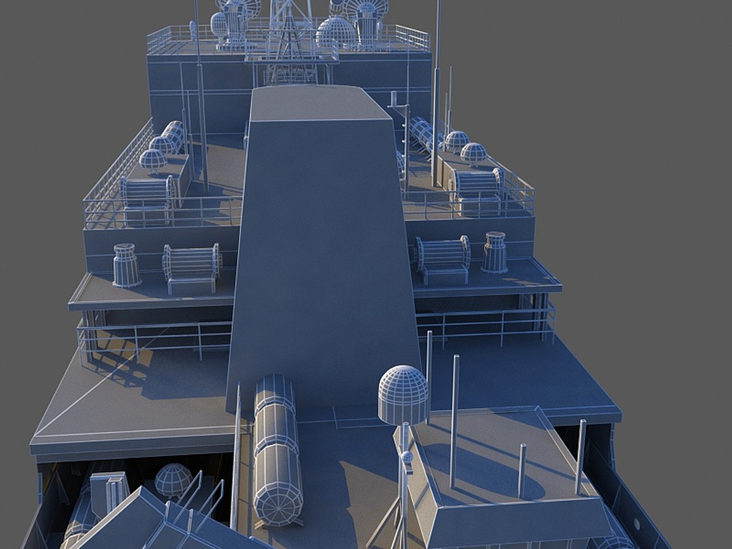 Scientific research ship 3 3D model - TurboSquid 1594754