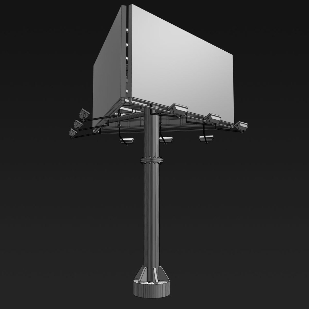 Billboard 48 Sheet Triangles 3d Dxf