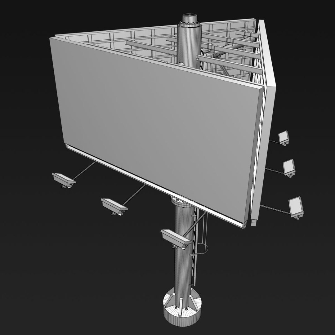 Billboard 48 Sheet Triangles 3d Dxf