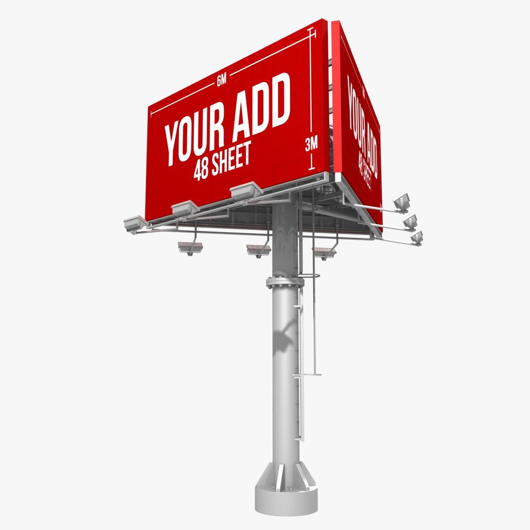 Billboard 48 Sheet Triangles 3d Dxf