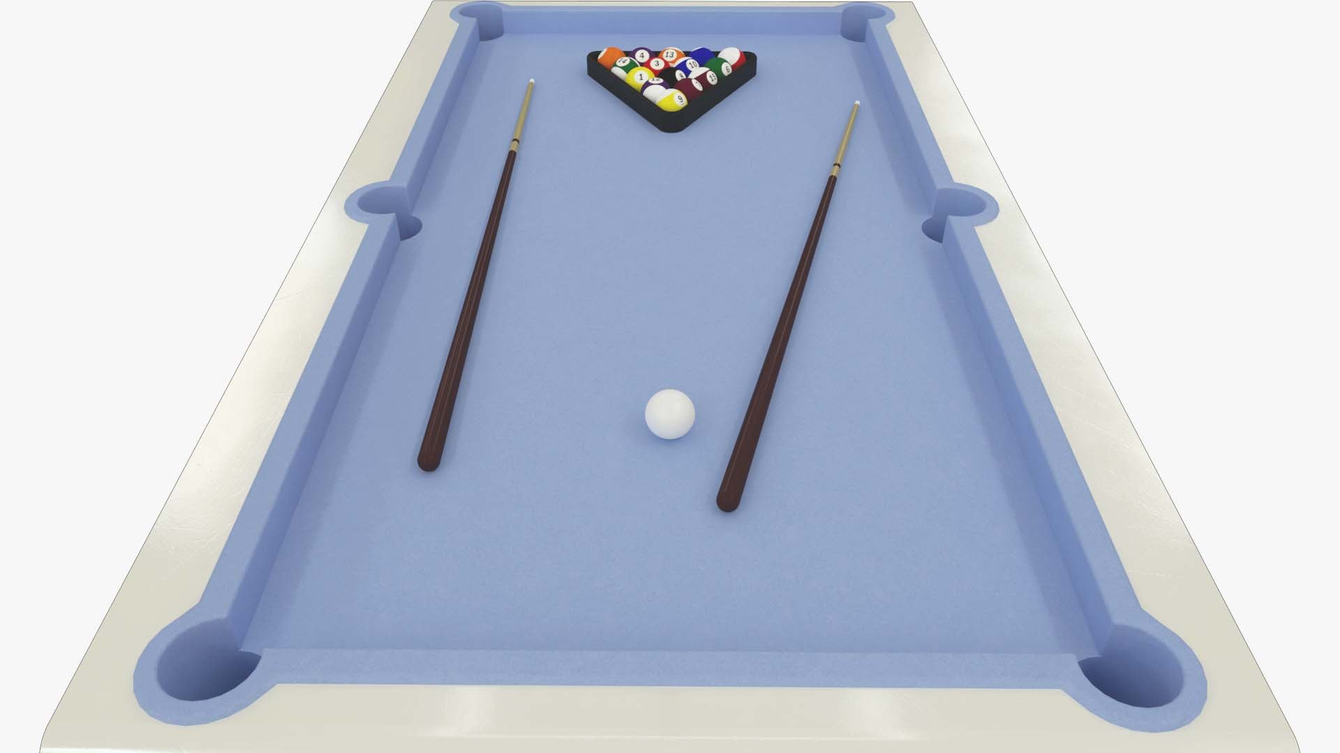3D Billiard Table Model - TurboSquid 2332515
