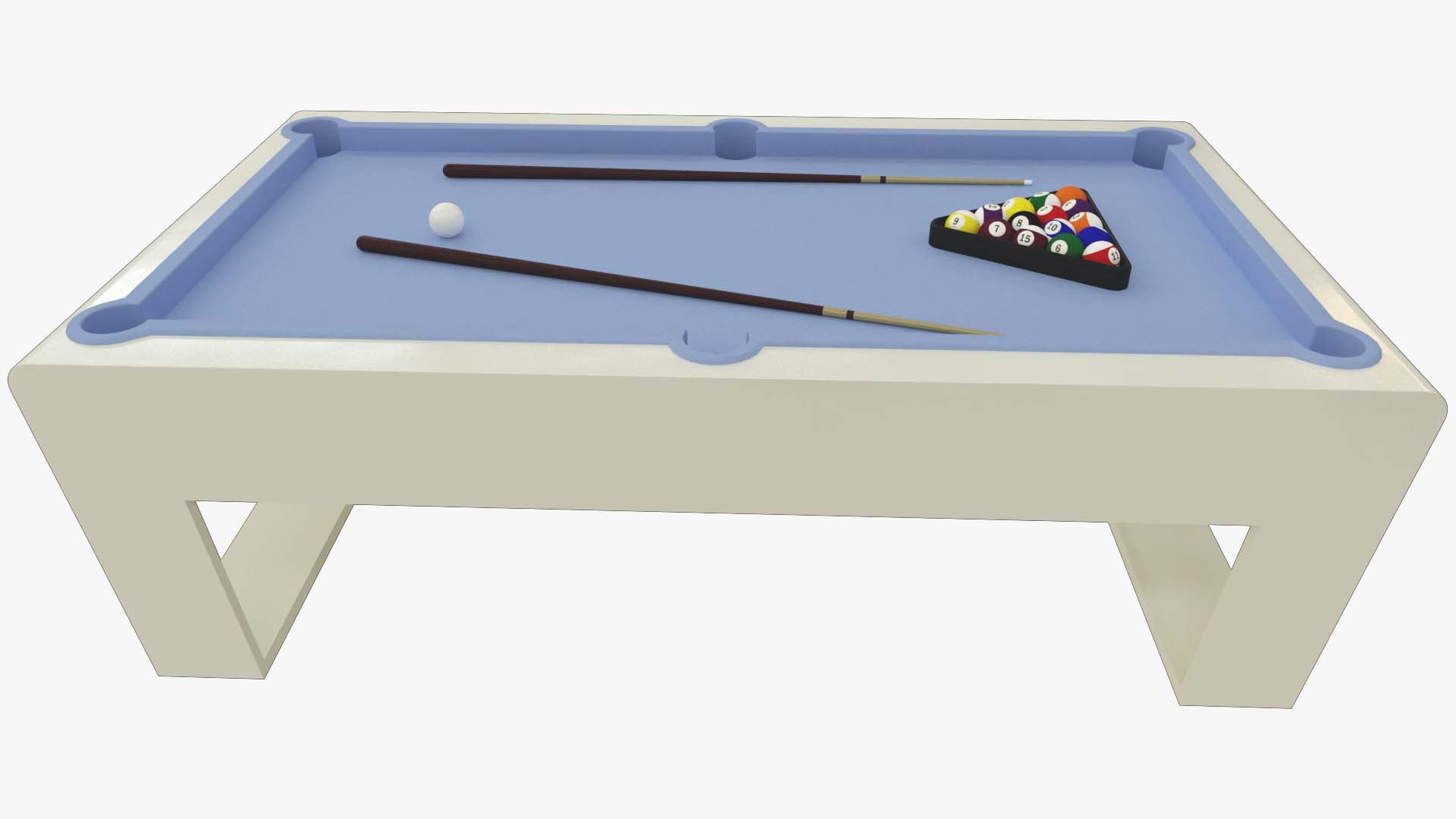 3D Billiard Table Model - TurboSquid 2332515
