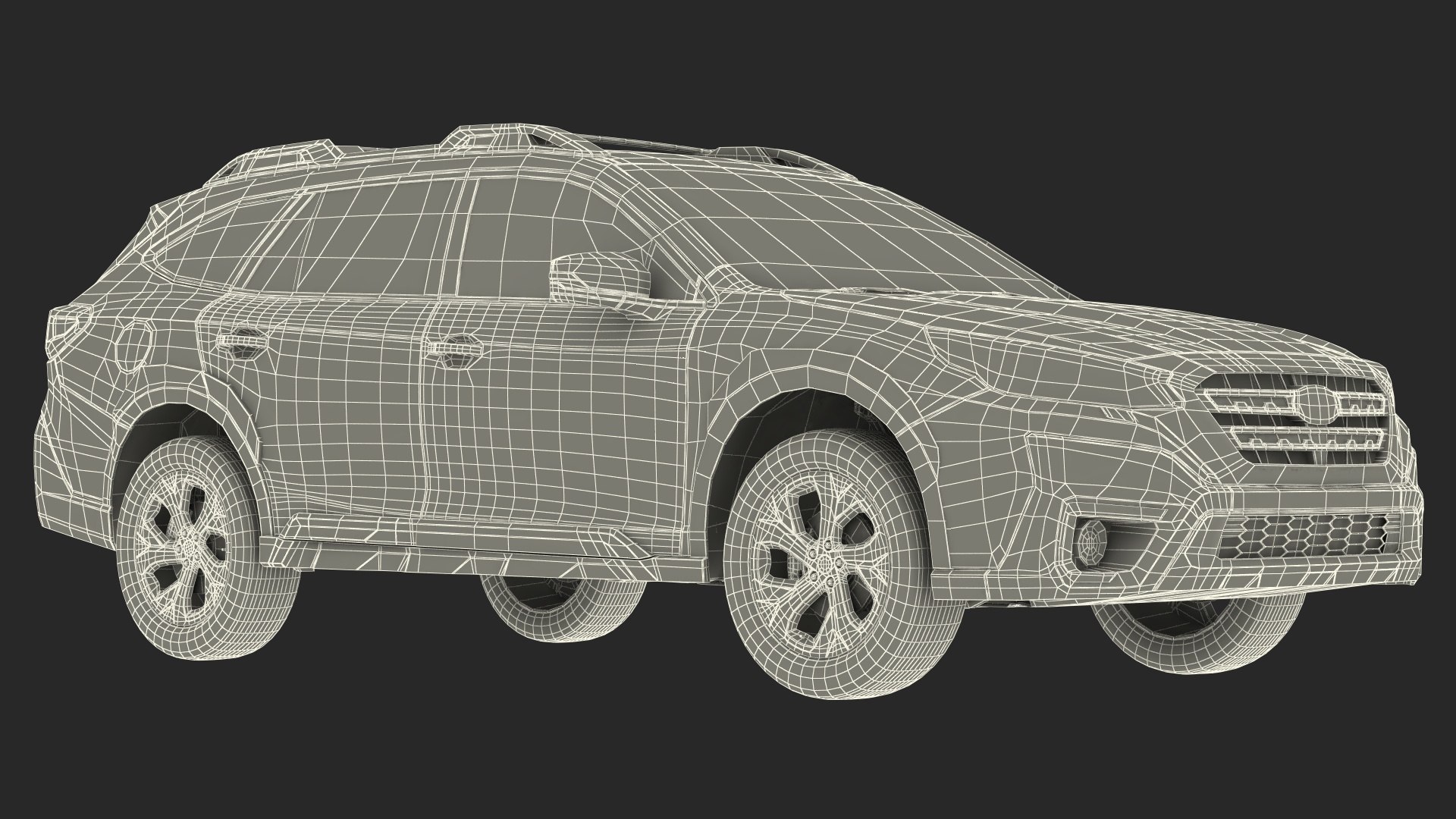 3D Station Wagon Car model - TurboSquid 2041067