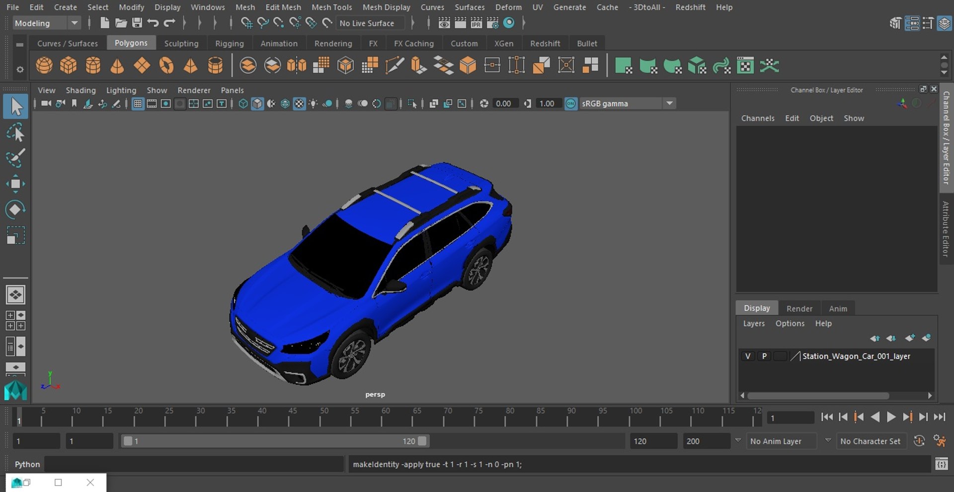 3D Station Wagon Car model - TurboSquid 2041067