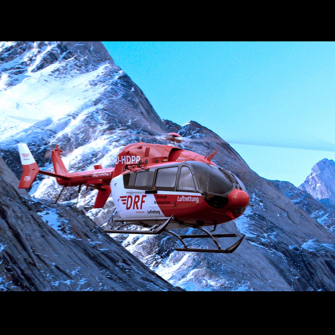 3d eurocopter ec 145