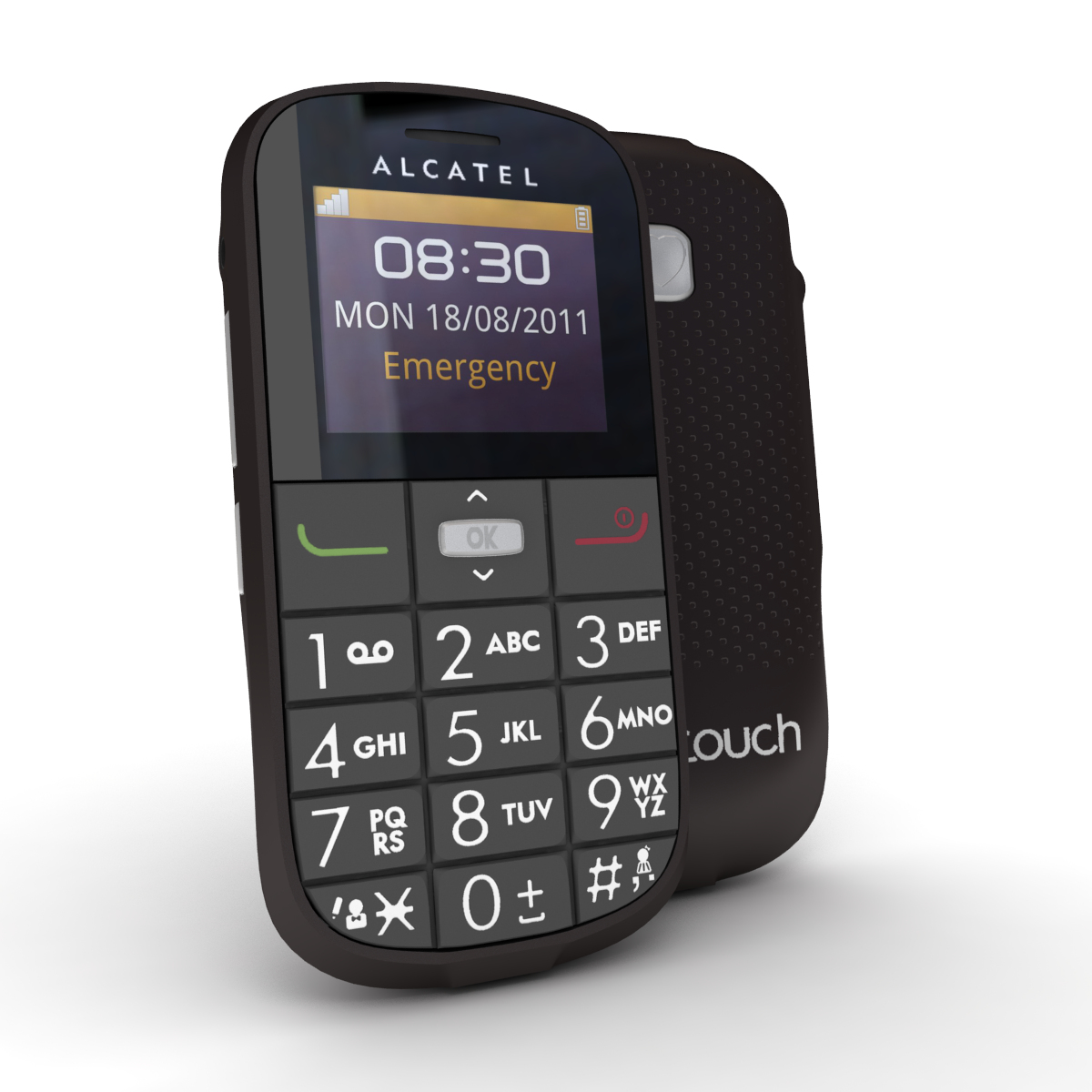 3d model of alcatel onetouch 282 black