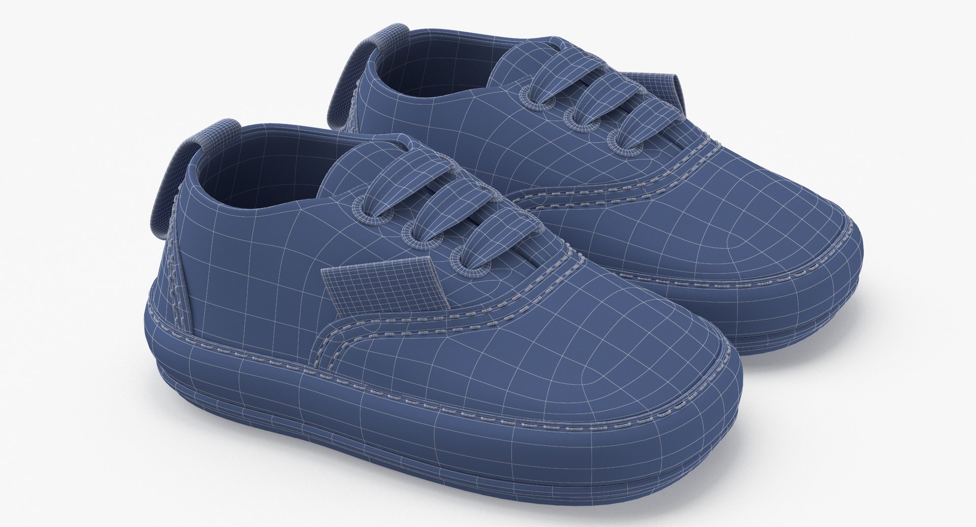 Prop Child Unisex Sneakers White And Dark Fabric 3D Model - TurboSquid ...