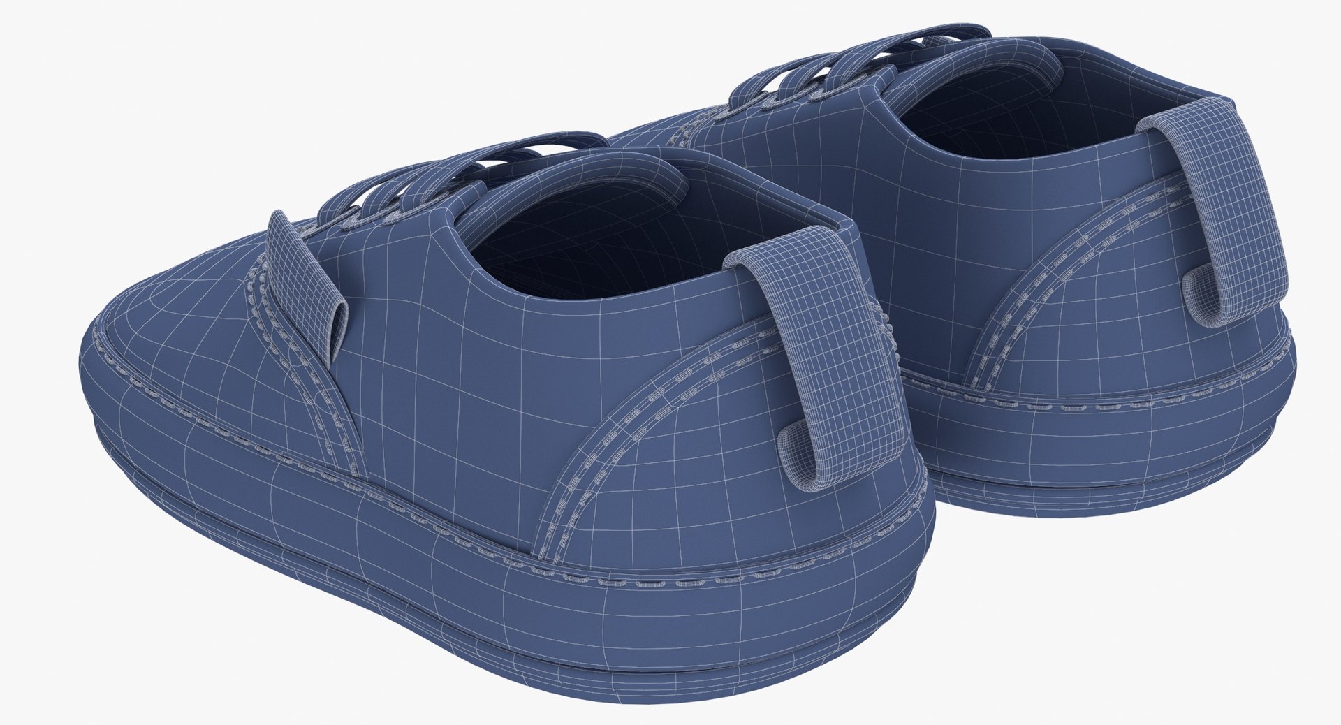 Prop Child Unisex Sneakers White And Dark Fabric 3D Model - TurboSquid ...