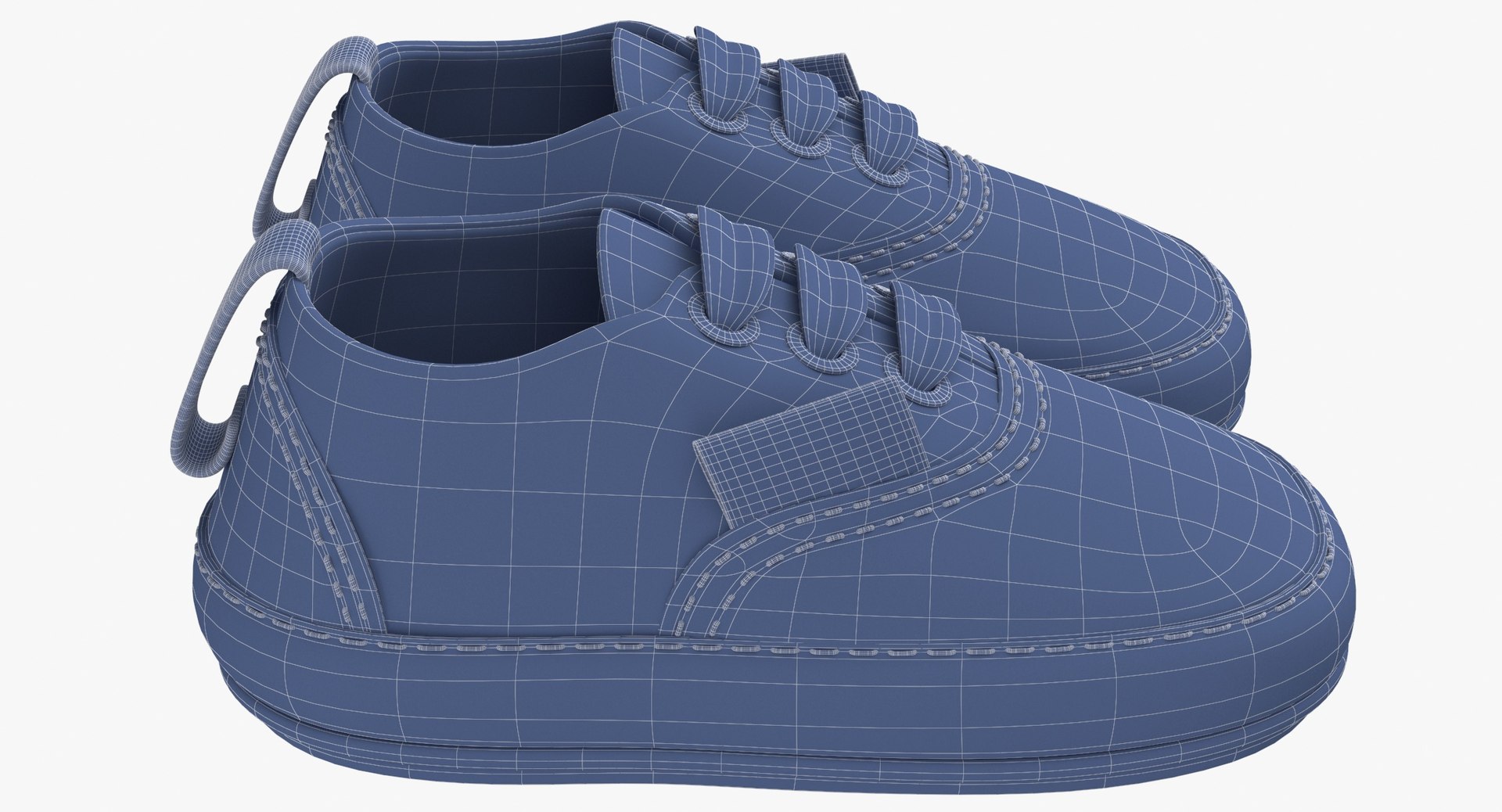 Prop Child Unisex Sneakers White And Dark Fabric 3D Model - TurboSquid ...