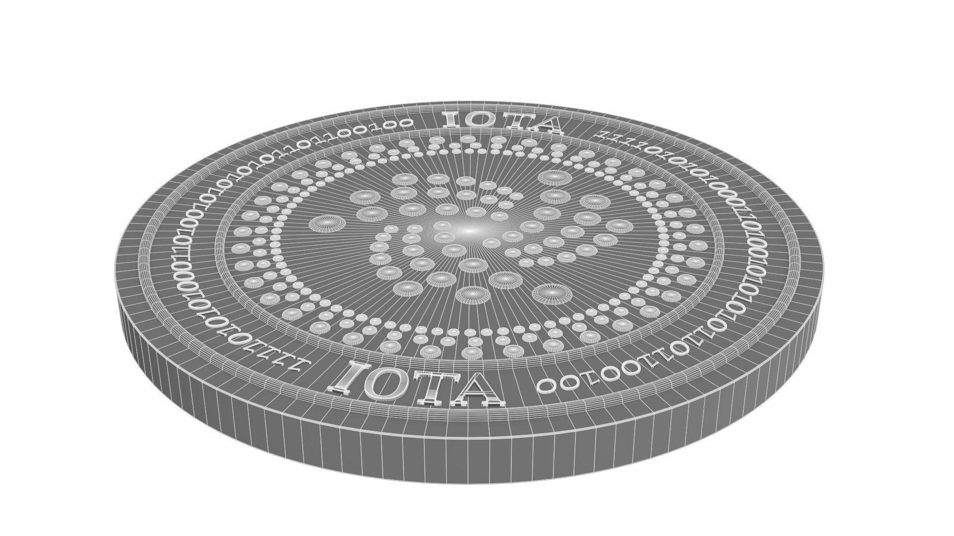IOTA Cryptocurrency Sign 3D Model - TurboSquid 1823433