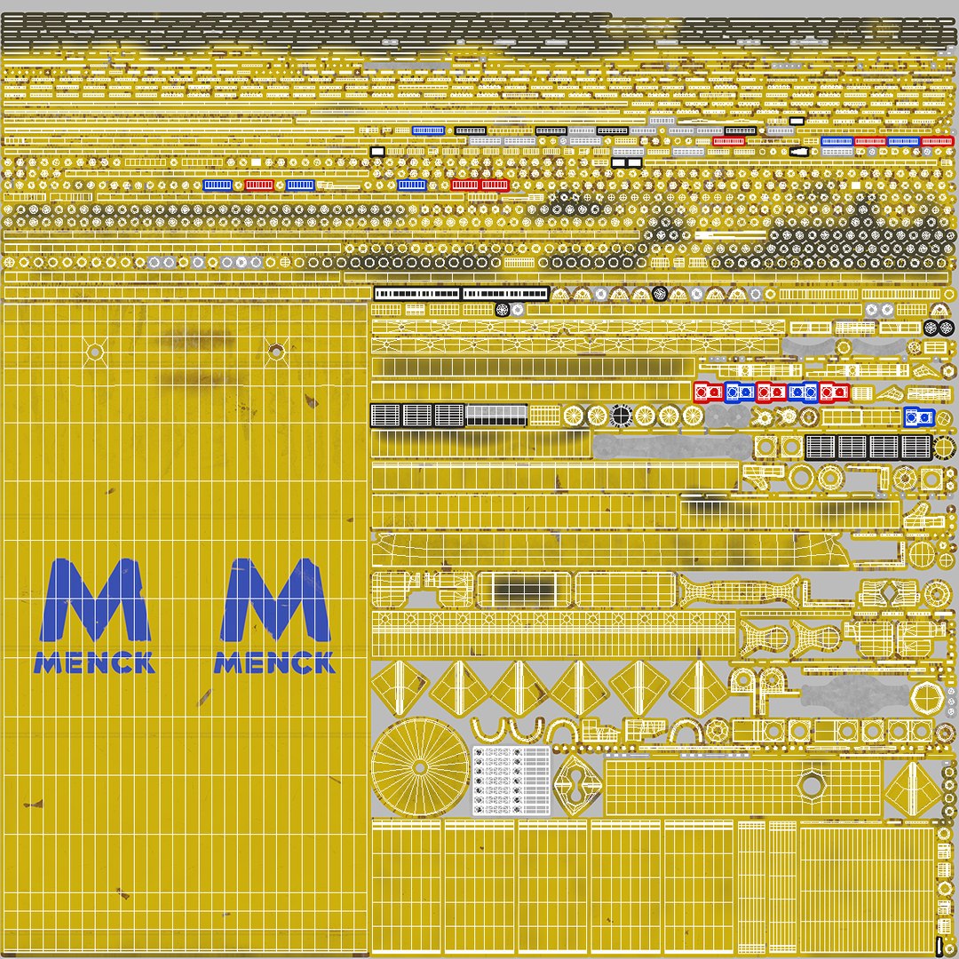 3D Model Offshore Hydraulic Hammer MENCK Old - TurboSquid 2341350