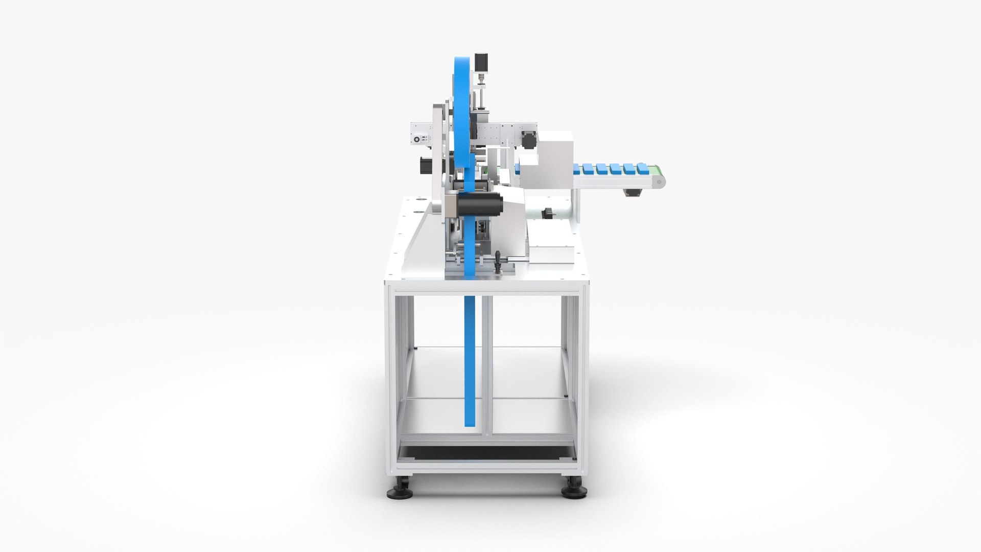 Automatic Wire Fixed Length Cutting Inspection Machine 3D Model ...