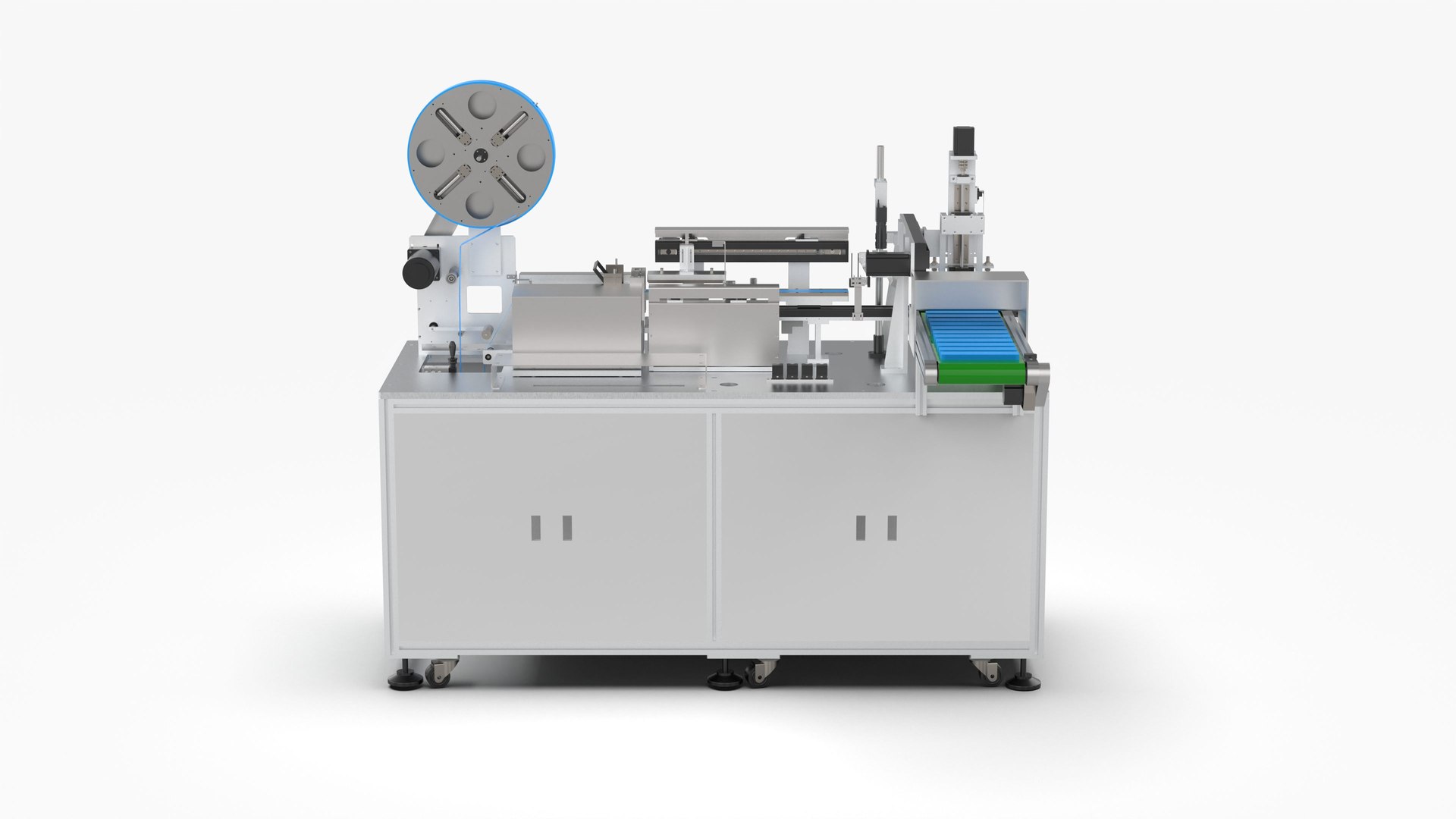 Automatic Wire Fixed Length Cutting Inspection Machine 3D Model ...