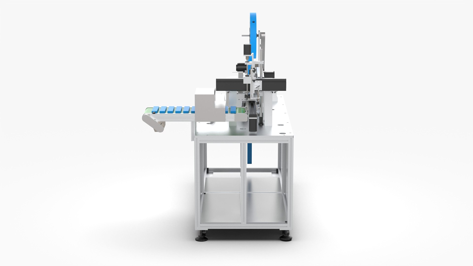 Automatic Wire Fixed Length Cutting Inspection Machine 3D Model ...