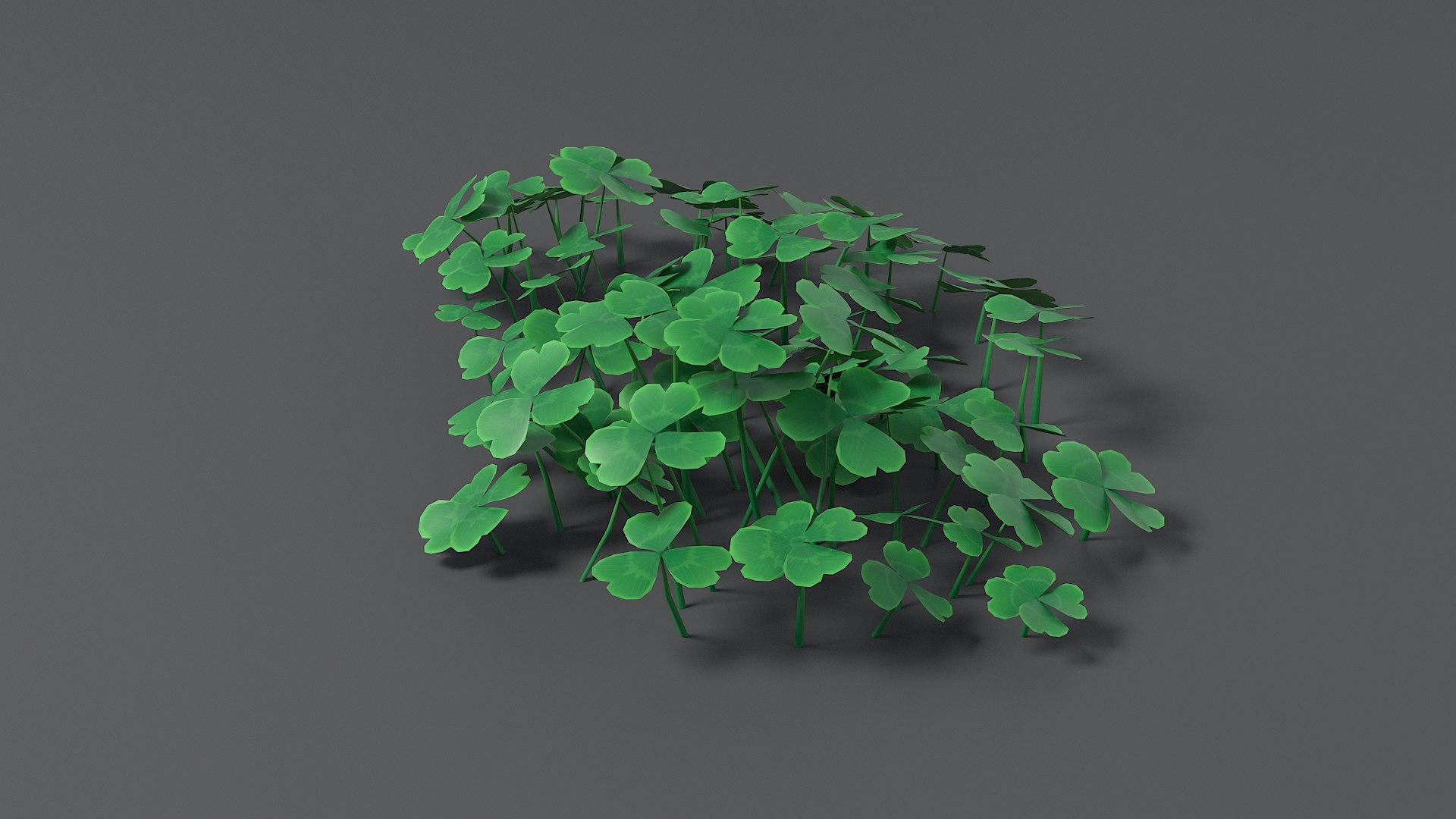Cartoon Clover 06 Model - TurboSquid 2043171