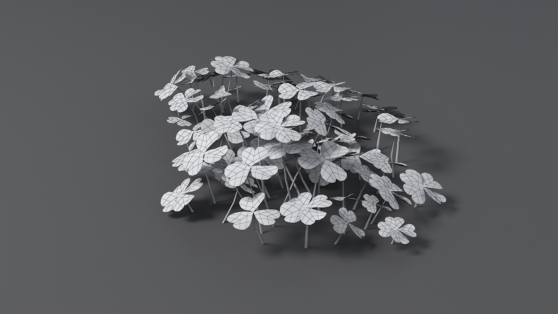 Cartoon Clover 06 Model - TurboSquid 2043171