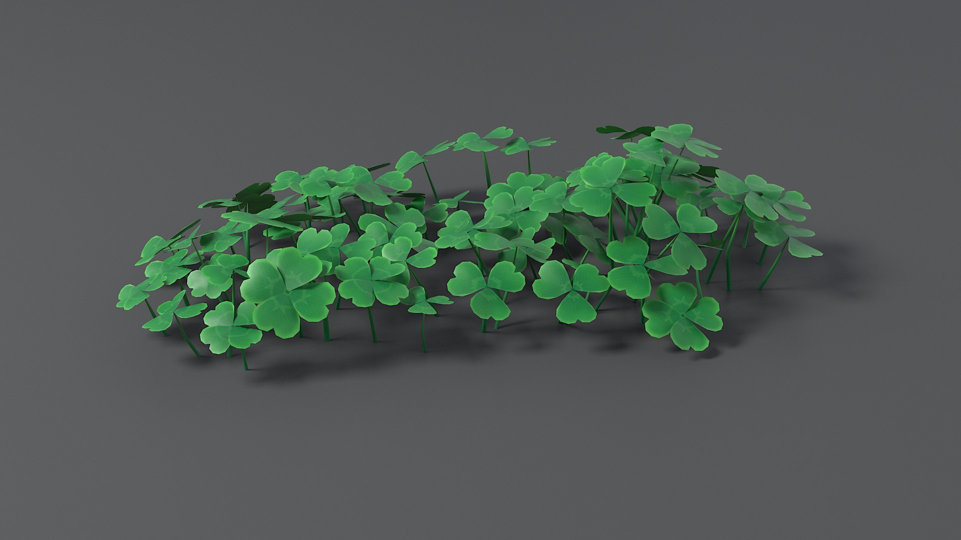 Cartoon Clover 06 Model - TurboSquid 2043171