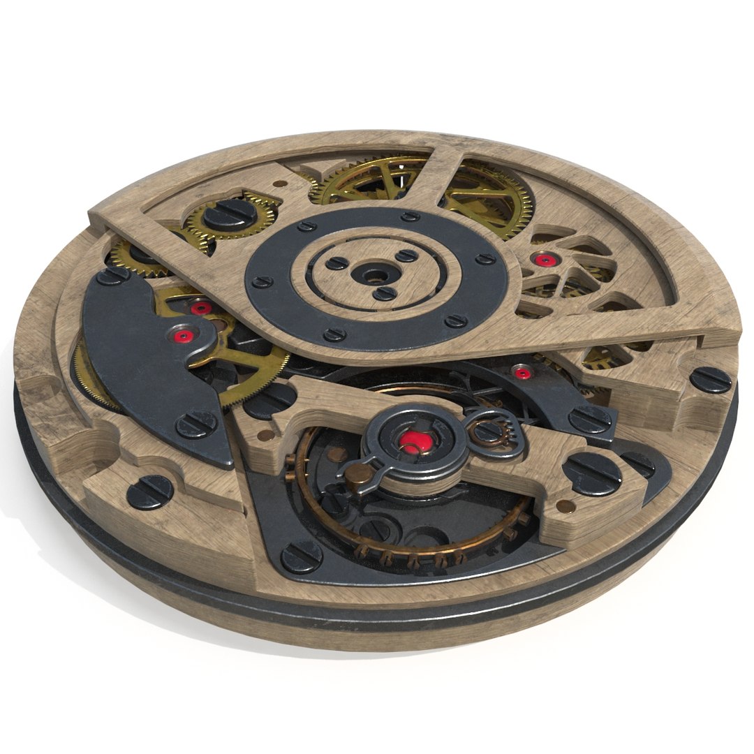 Watch mechanism pbr 3D model - TurboSquid 1499825