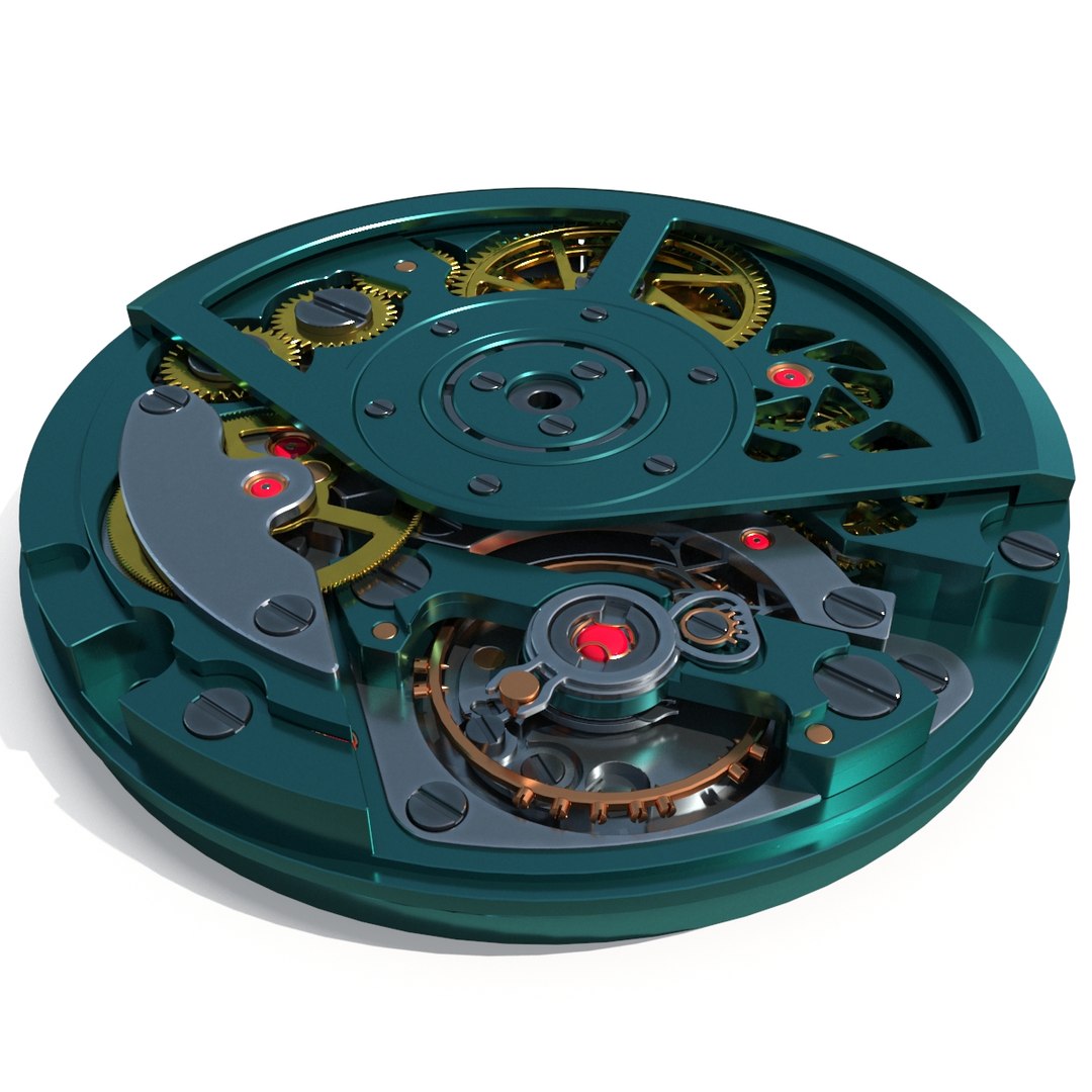 Watch mechanism pbr 3D model - TurboSquid 1499825