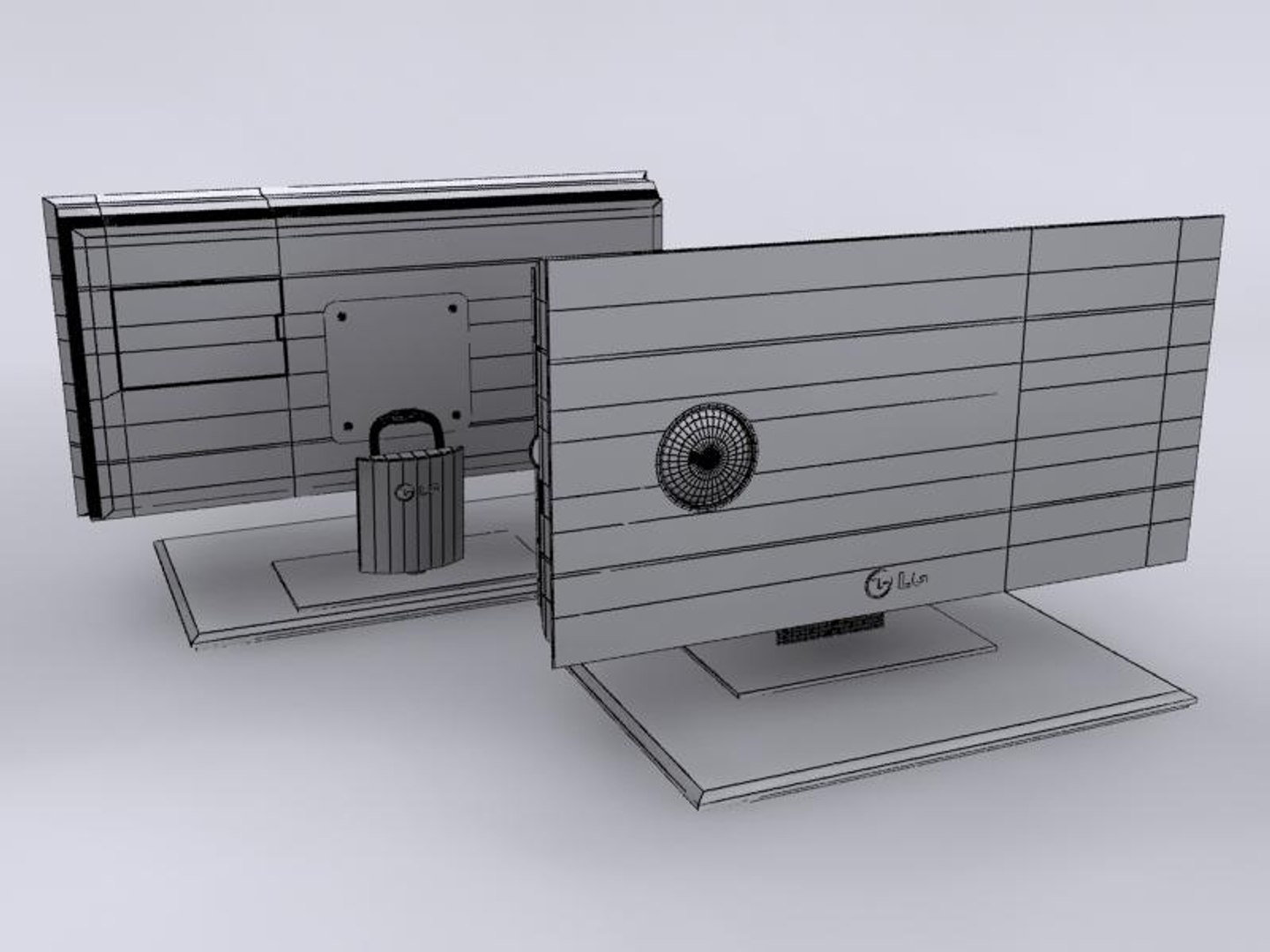 3d model wall mounted projector