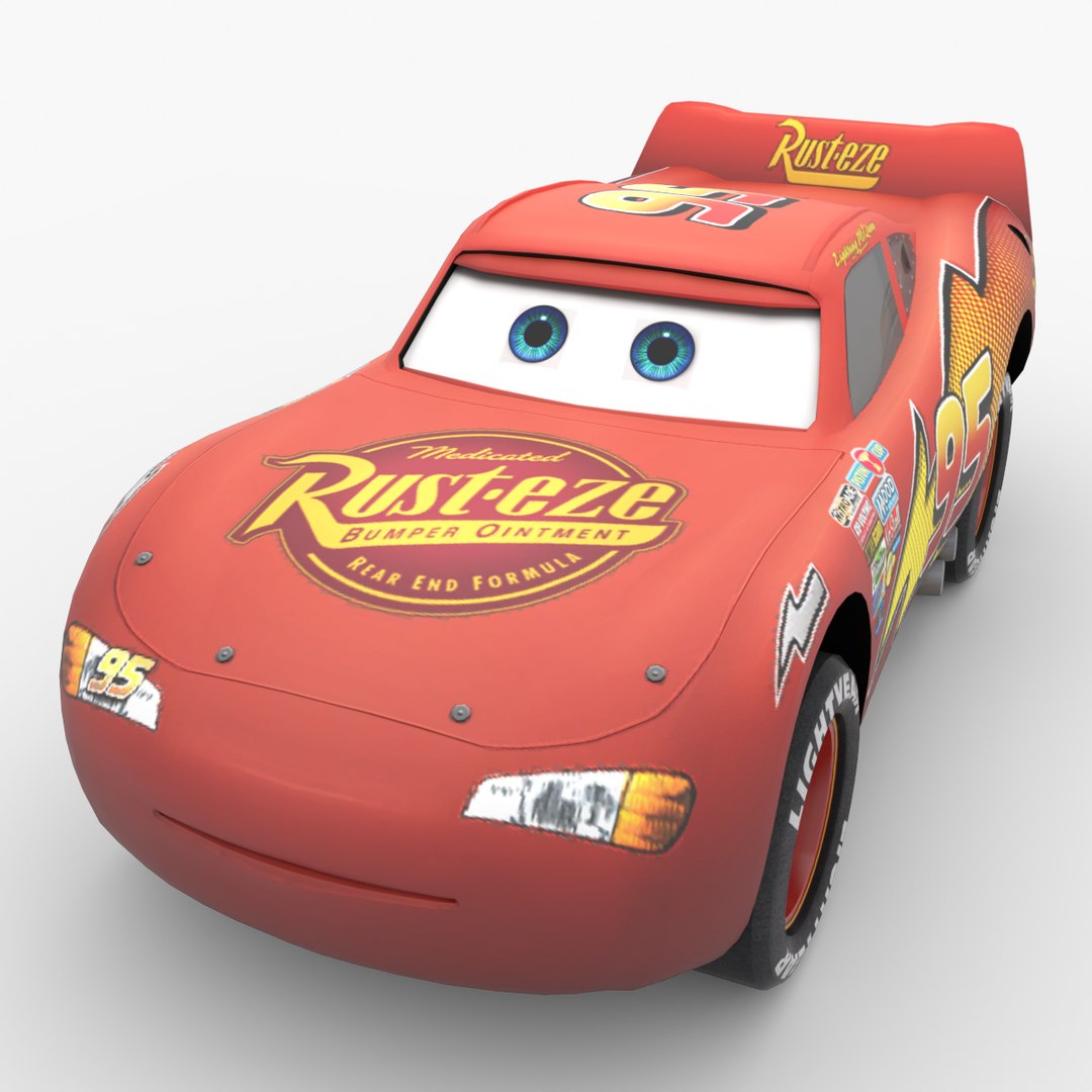 3D Model Lightning McQueen - TurboSquid 2388173