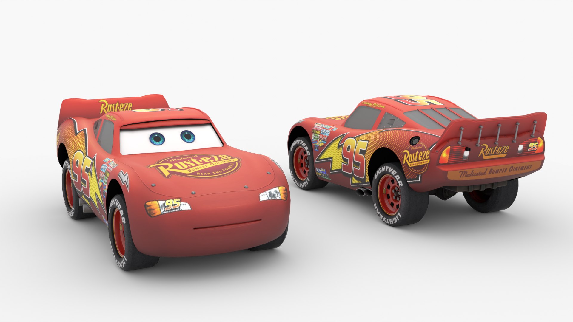 3D Model Lightning McQueen - TurboSquid 2388173