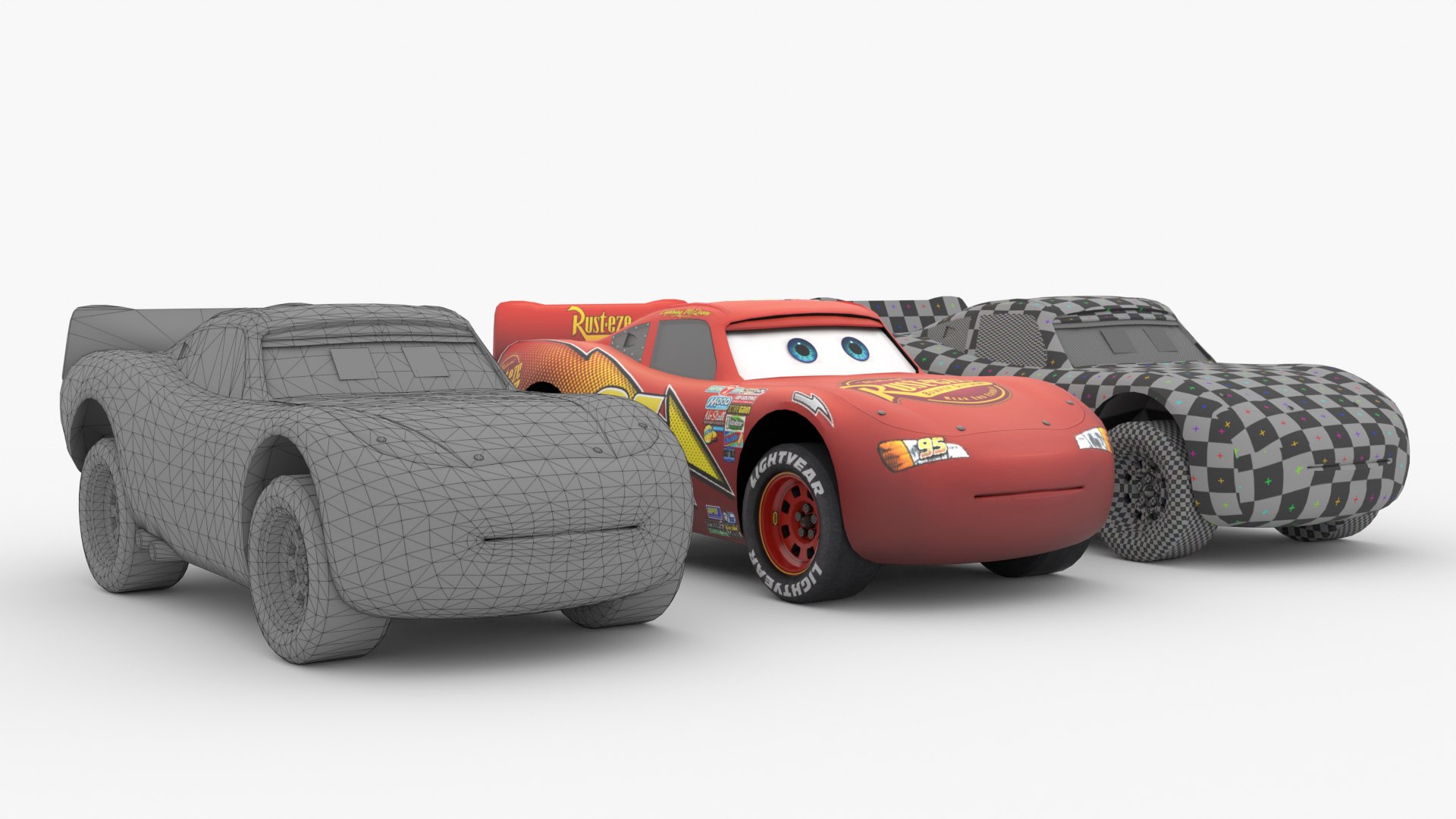 3D Model Lightning McQueen - TurboSquid 2388173