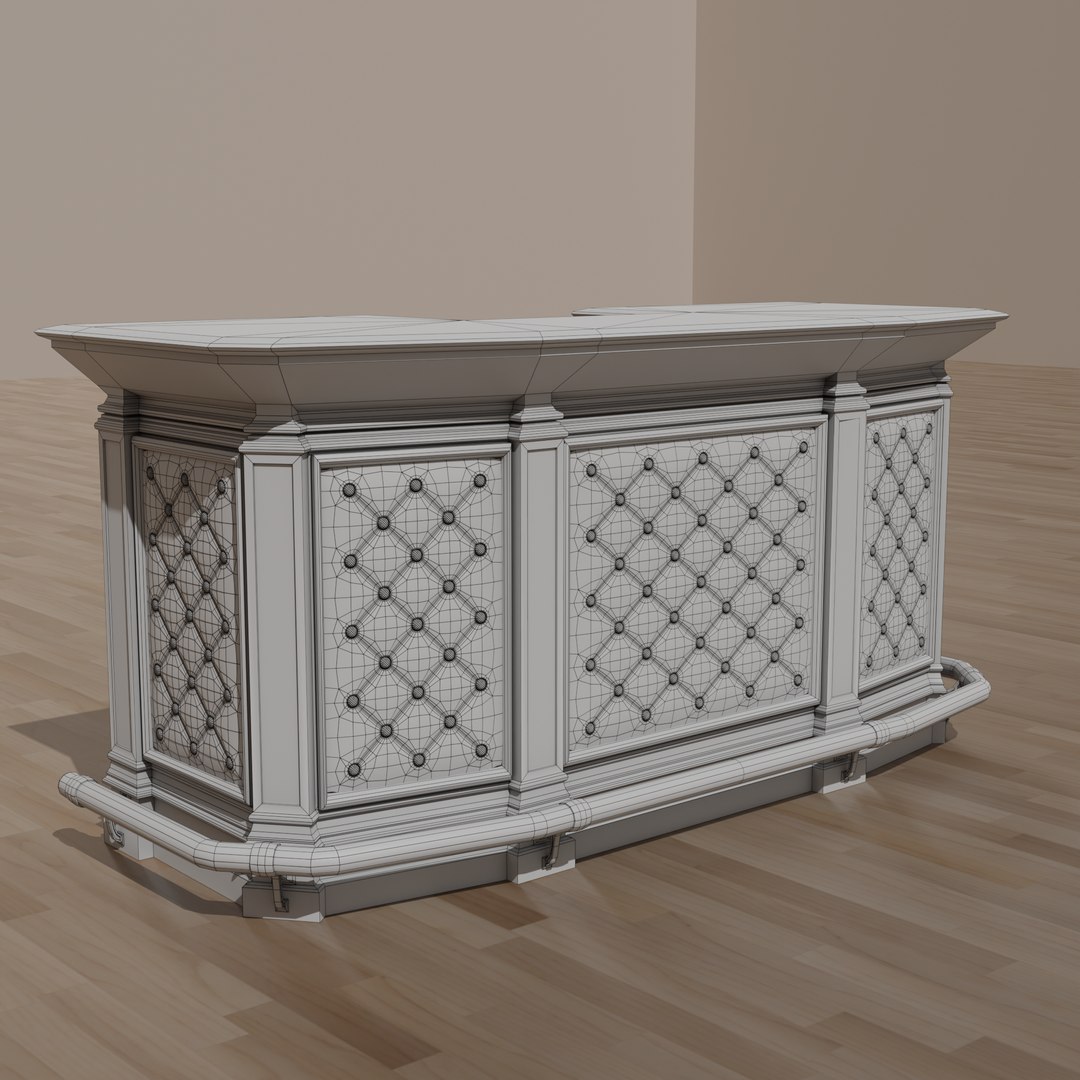 3D Bar Model - TurboSquid 2078311