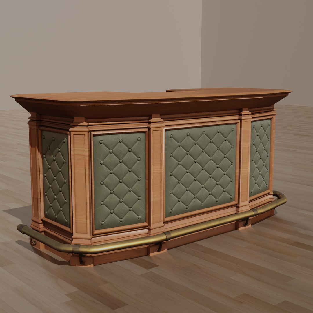 3D Bar Model - TurboSquid 2078311