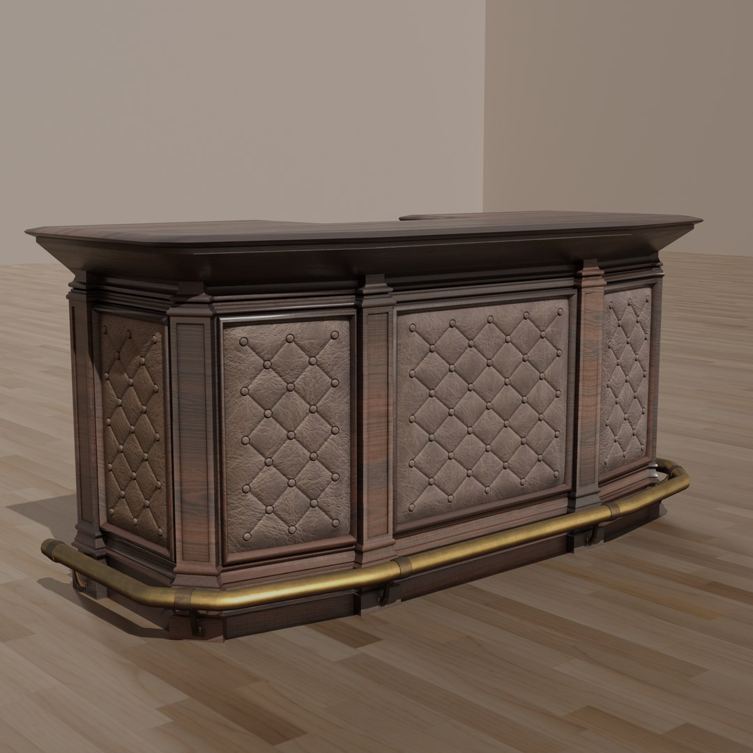 3D Bar Model - TurboSquid 2078311