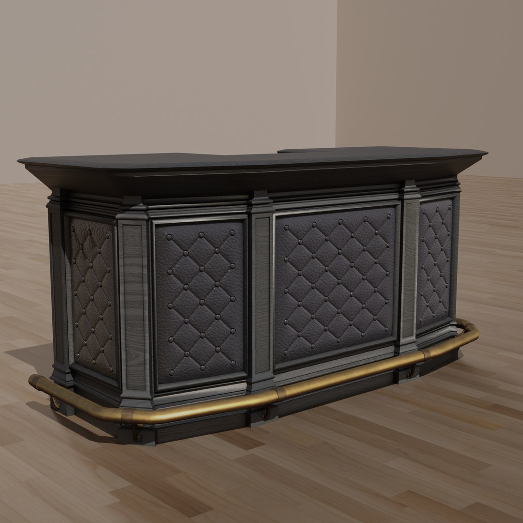 3D Bar Model - TurboSquid 2078311