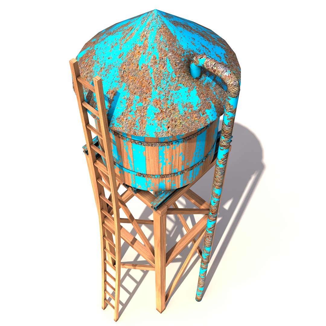 3d model water tower